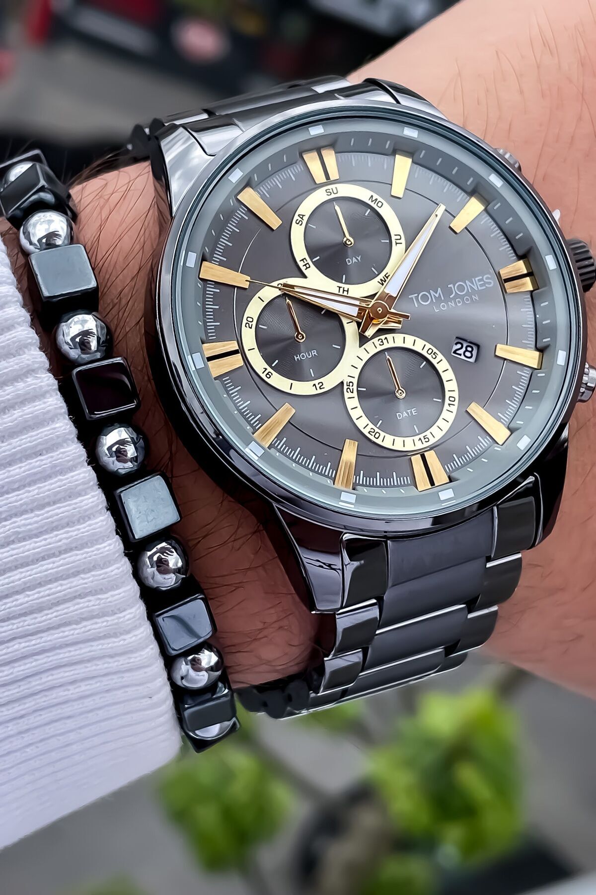 Tom Jones ÇELİK ERKEK KOL SAAT VE BİLEKLİK HEDİYELİ Fiyatı, Yorumları ...