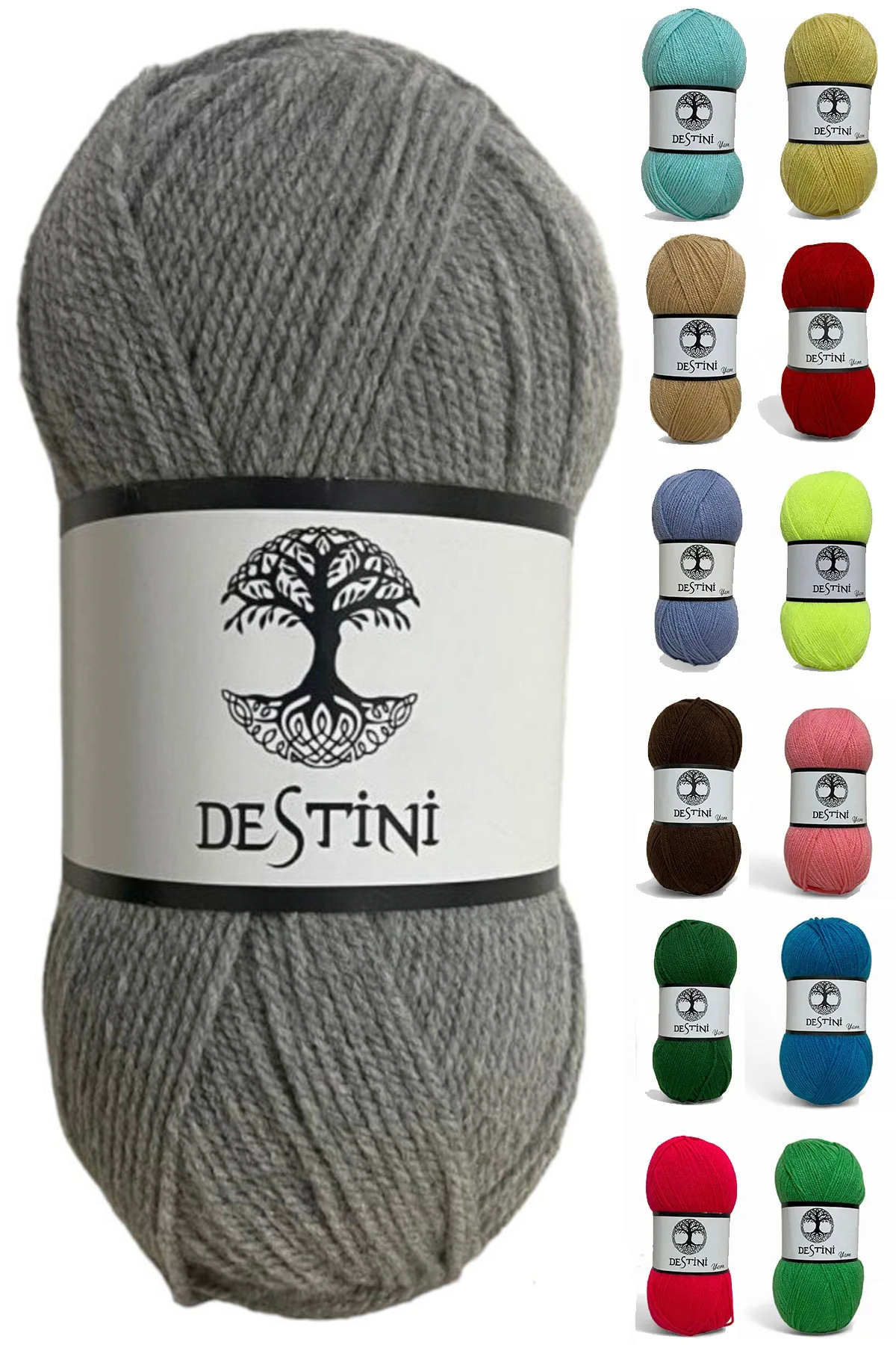 destini Bebe Yünü El Örgü İpi Hırka, Kazak, Atkı, Bere 100 Gr 300 Metre ...