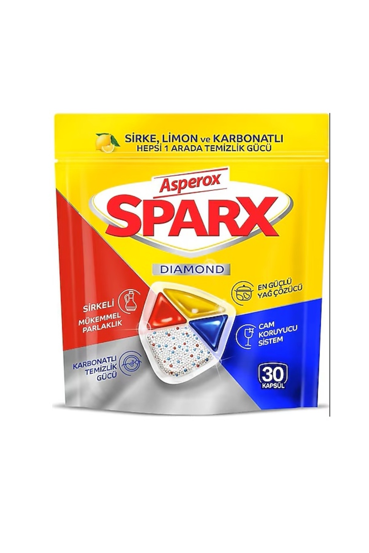 ASPEROX Sparx Bulaşık Makina Tablet Kapsül 30 Adet Fiyatı, Yorumları ...