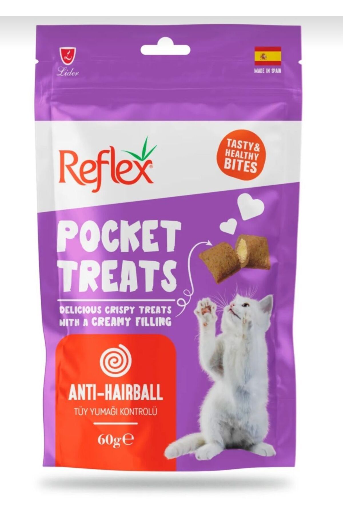 Reflex Pocket Anti Hairball Tüy Yumağı Kontrol Kedi Ödülü 60 Gr Fiyatı ...