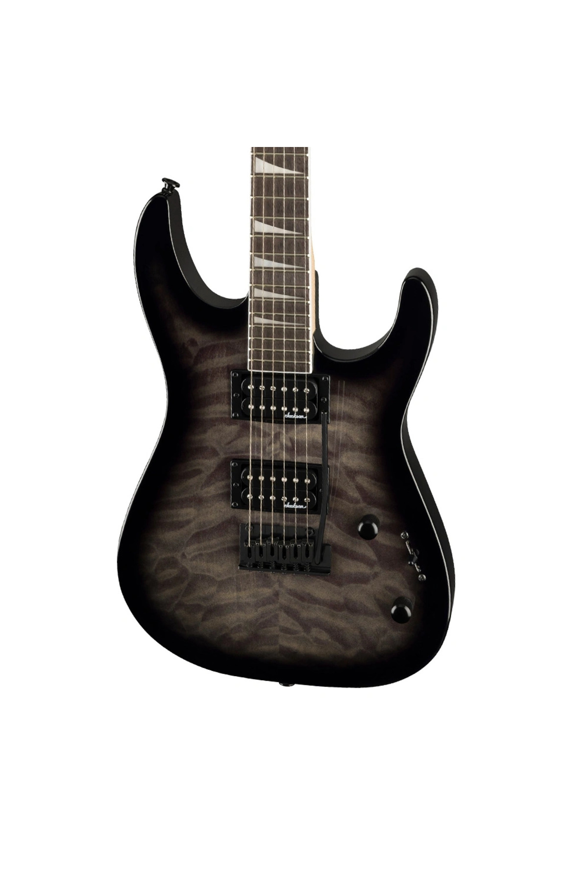 Jackson JS20 Dinky DKQ 2PT Amaranth Klavye Transparent Black Burst ...