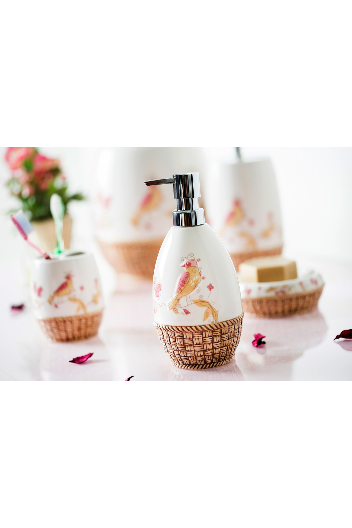 Prima Nova Bırd 3'lü Banyo Seti Fiyatı, Yorumları - Trendyol