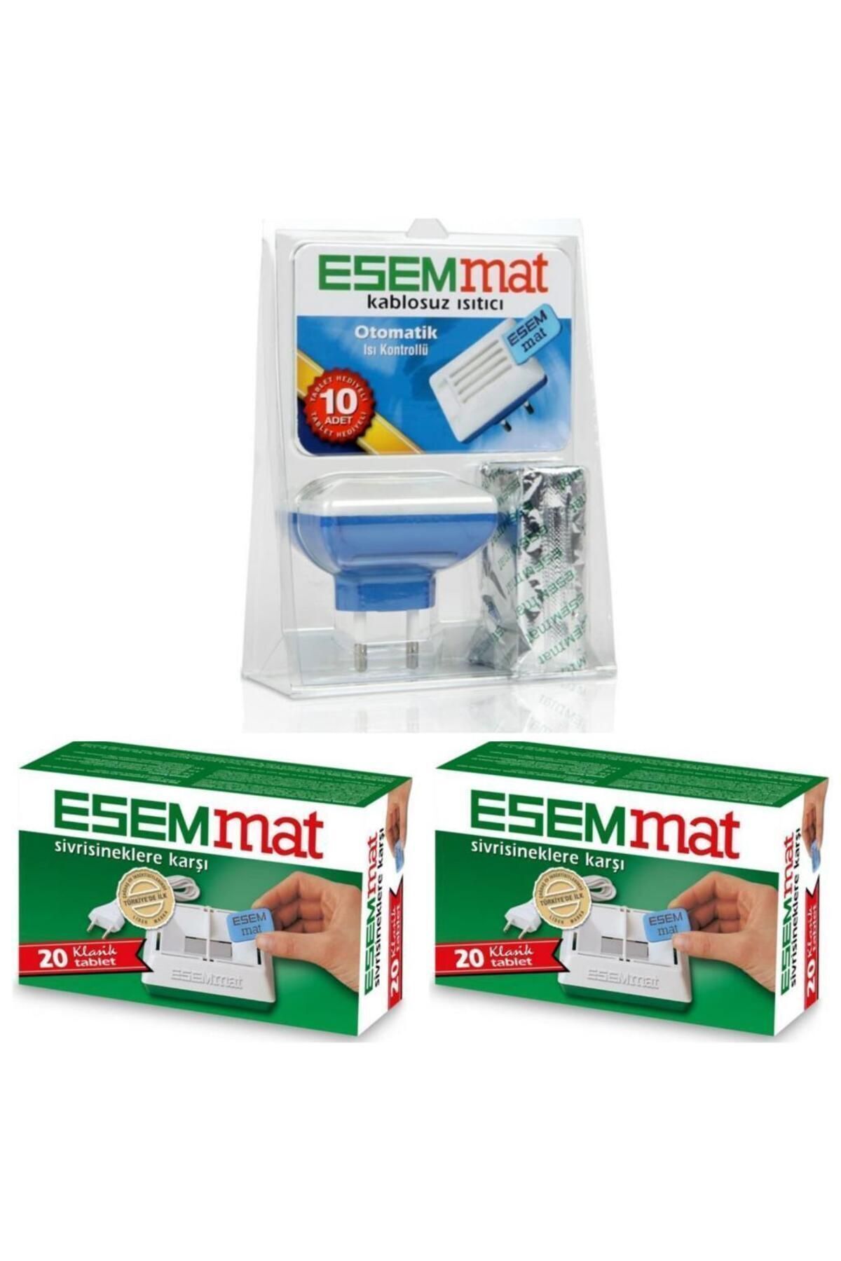 Esemmat Kablosuz Isıtıcı Sinek Kovucu Cihaz 10 Yedek Tablet (ISI ...