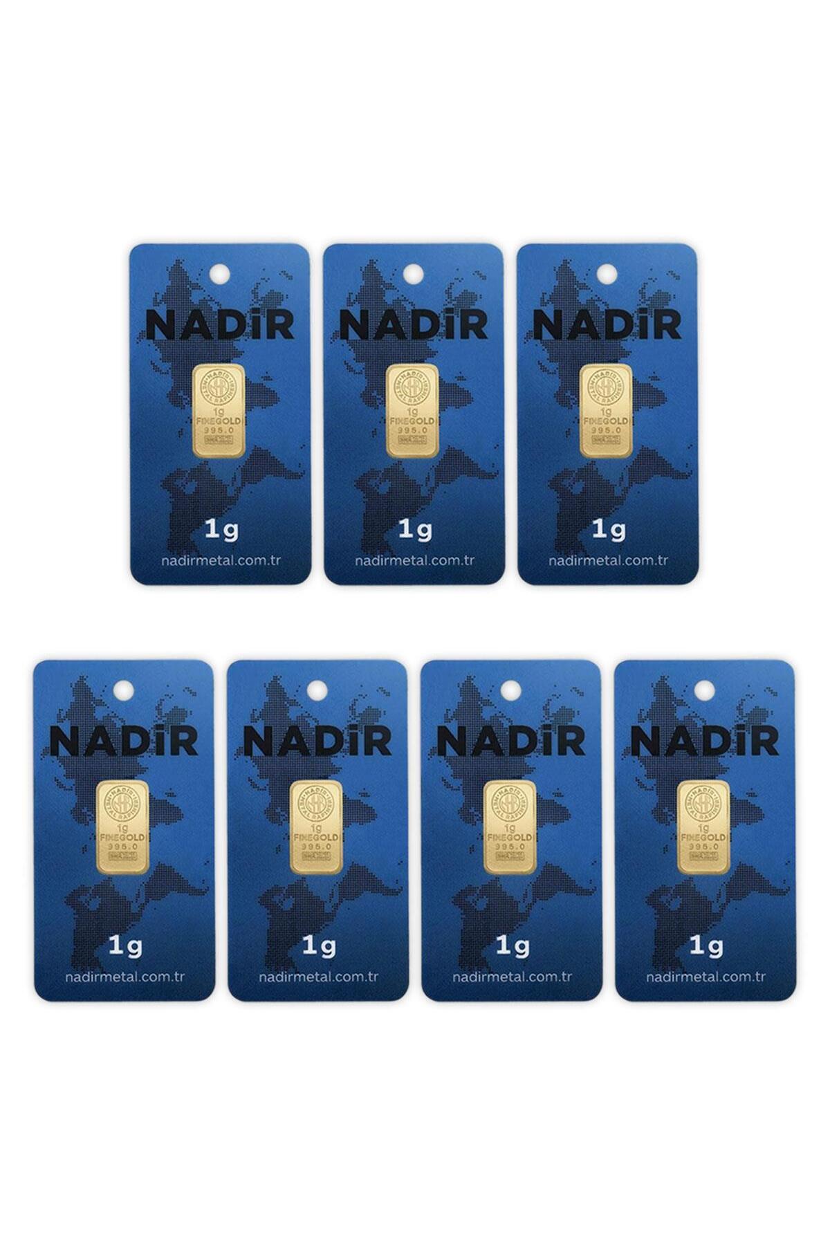 Nadir Gold 7 Adet 1 gr 24 Ayar Nadirgold gram Altın (DİKDÖRTGEN ...