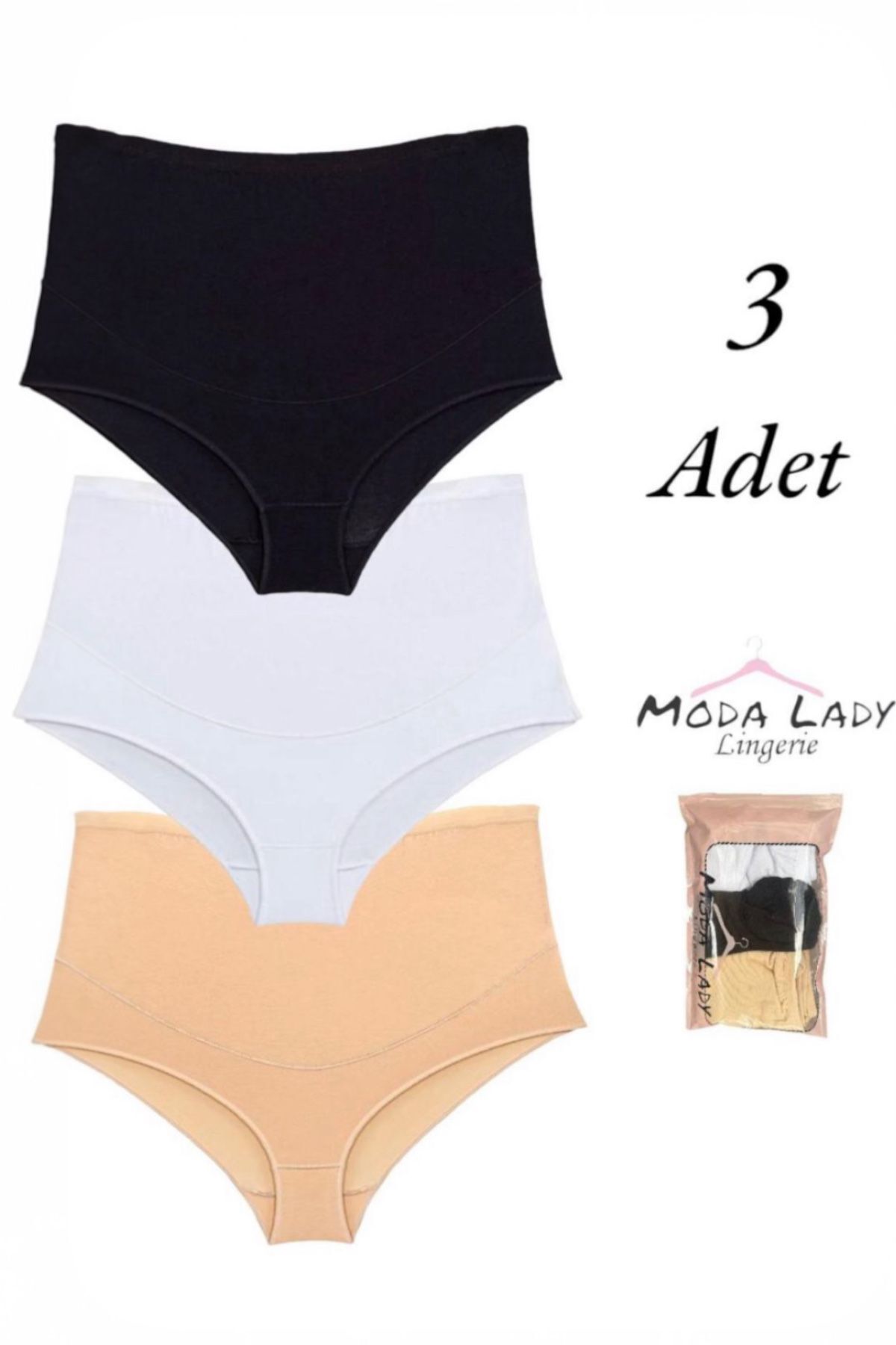 MODALADY 3 ADET %100 PAMUKLU HAMİLE KÜLODU Fiyatı, Yorumları - Trendyol