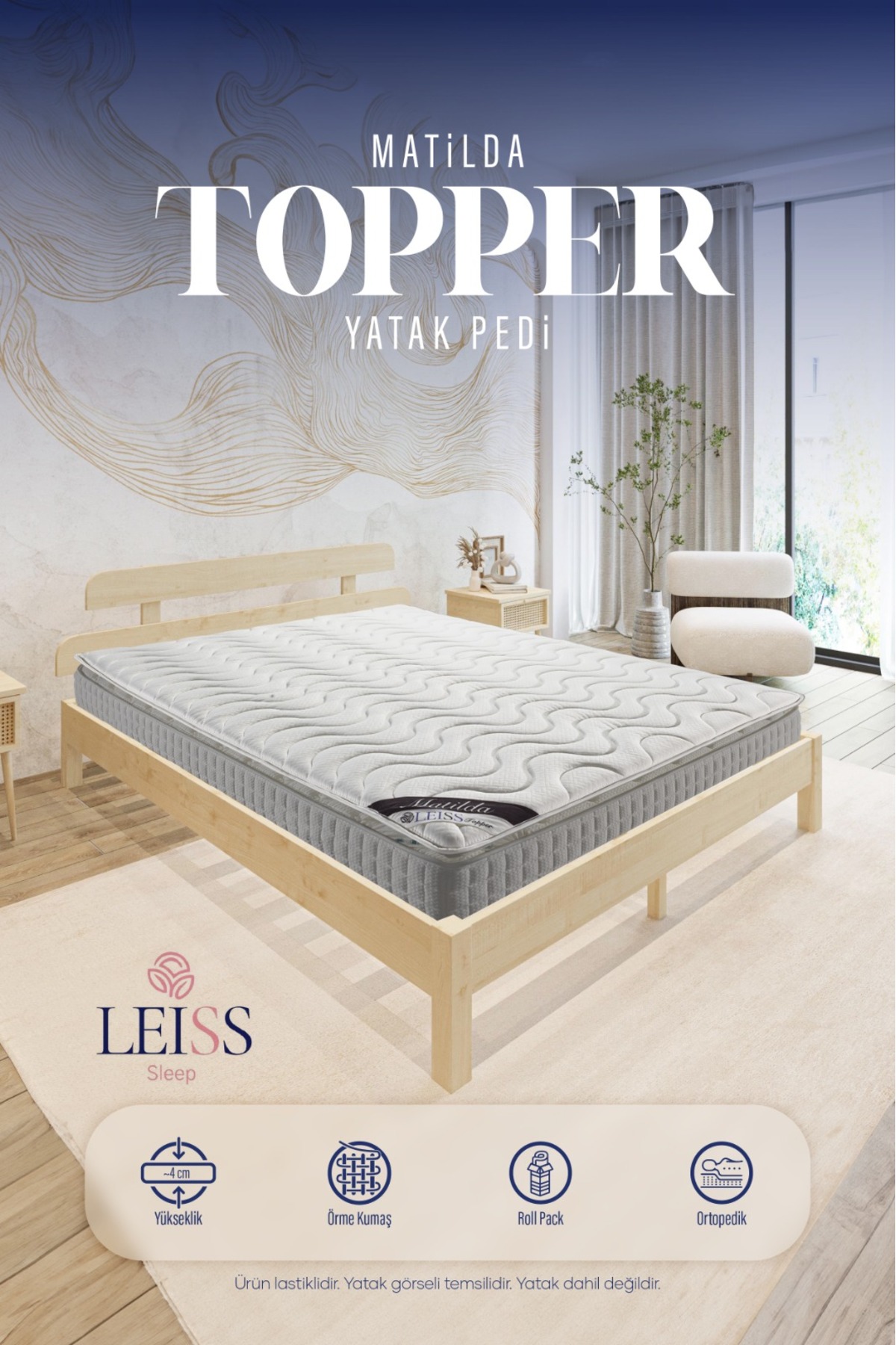 Leiss Sleep MATİLDA TOPPER 5cm YATAK PEDİ Fiyatı, Yorumları - Trendyol
