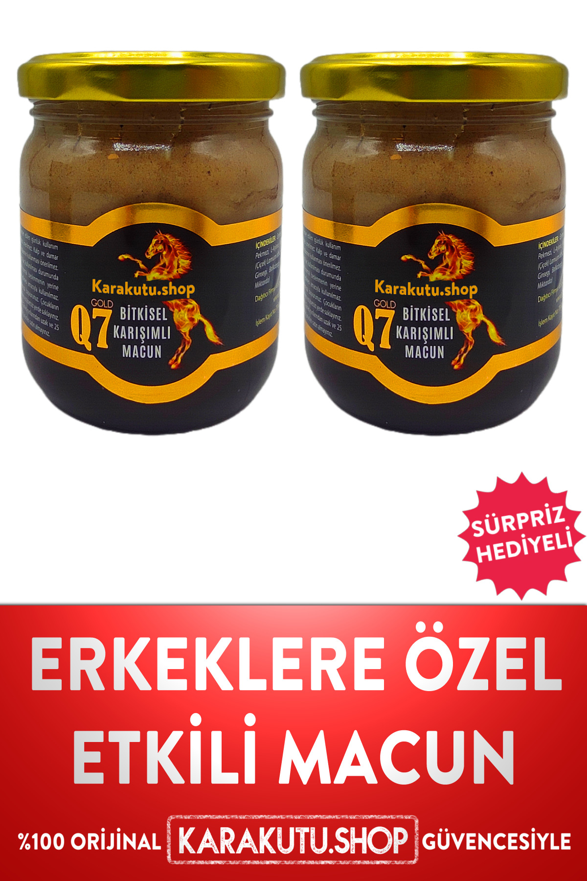 GOLD Q7 Kuvvet Macun Mesir Macunu Atom Macun 2x240 GramFiyatı ...