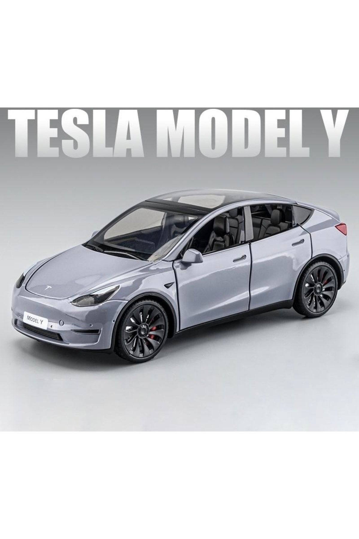 CarStore Tesla Model Y 1:24 Silver Gri Maket Araba - Fiyatı, Yorumları