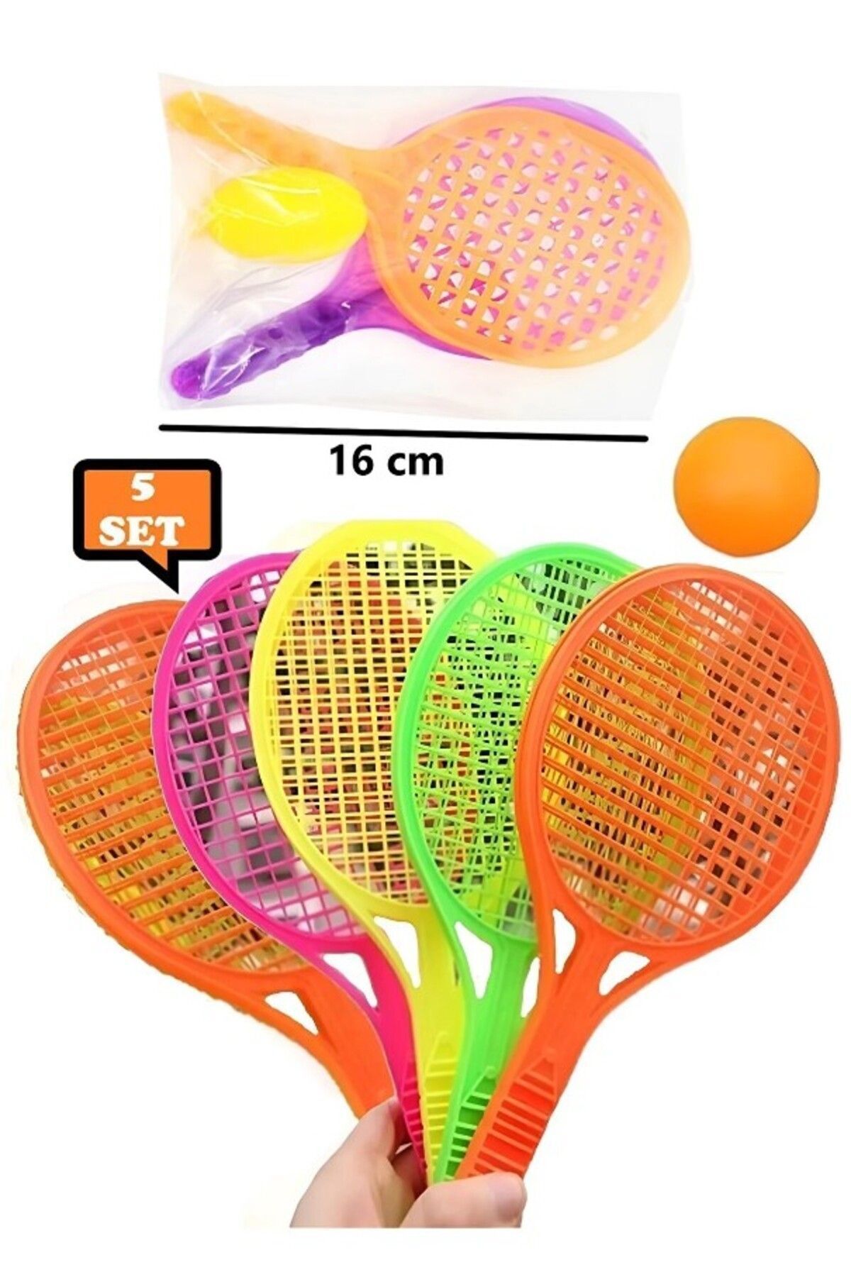 KİNG VEGAS Mini Raket Oyuncak 5'li Set Doğum Günü Konsept Hediyelik ...