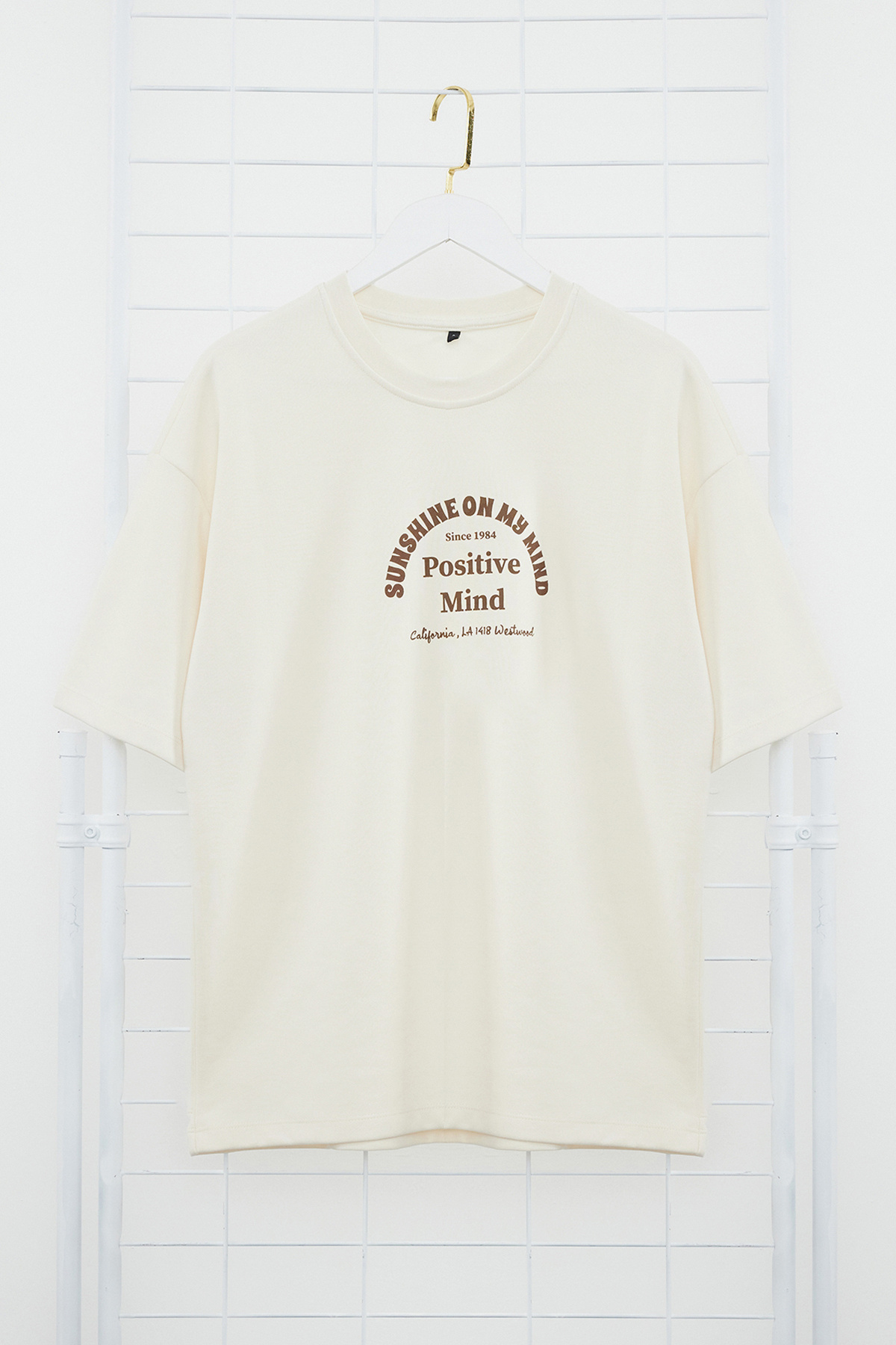 Trendyol Collection Text Printed Wide Cut T-Shirt - TMNSS23TS00083 ...