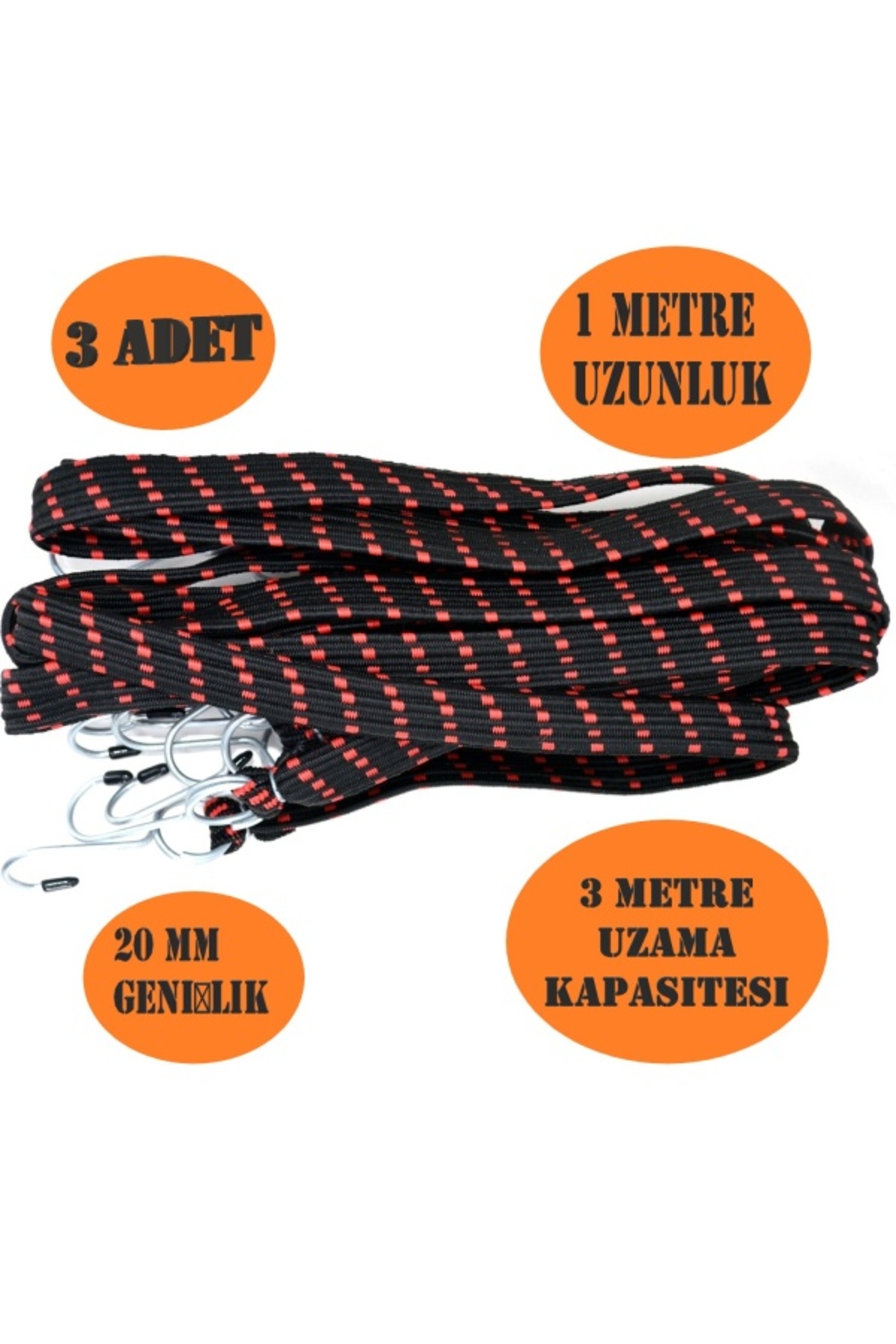 Adilon Oto Araç Araba Bagaj Lastiği Bisiklet Sele Lastiği 20 mm x 100 ...