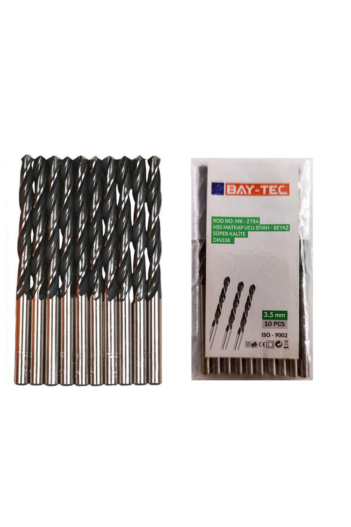 Baytec Bay-tec 3,5 Mm 10 Adet Hss Matkap Uç Çeşitleri Metal Delme ... Baytec Bay-tec 3,5 Mm 10 Adet Hss Matkap Uç Çeşitleri Metal Delme ...