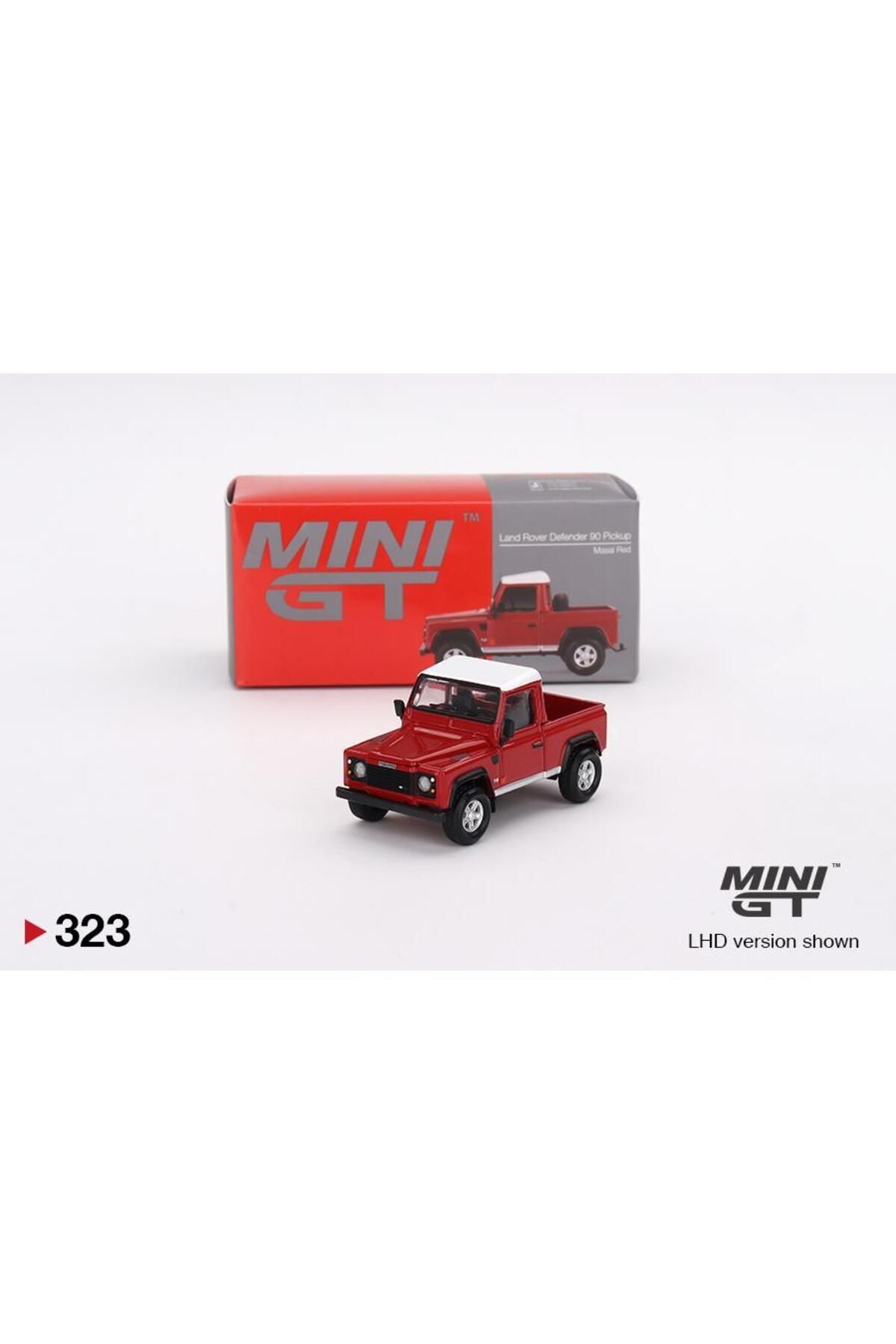mini gt Land Rover Defender 90 Pickup Masai Red - 323 - Fiyatı, Yorumları