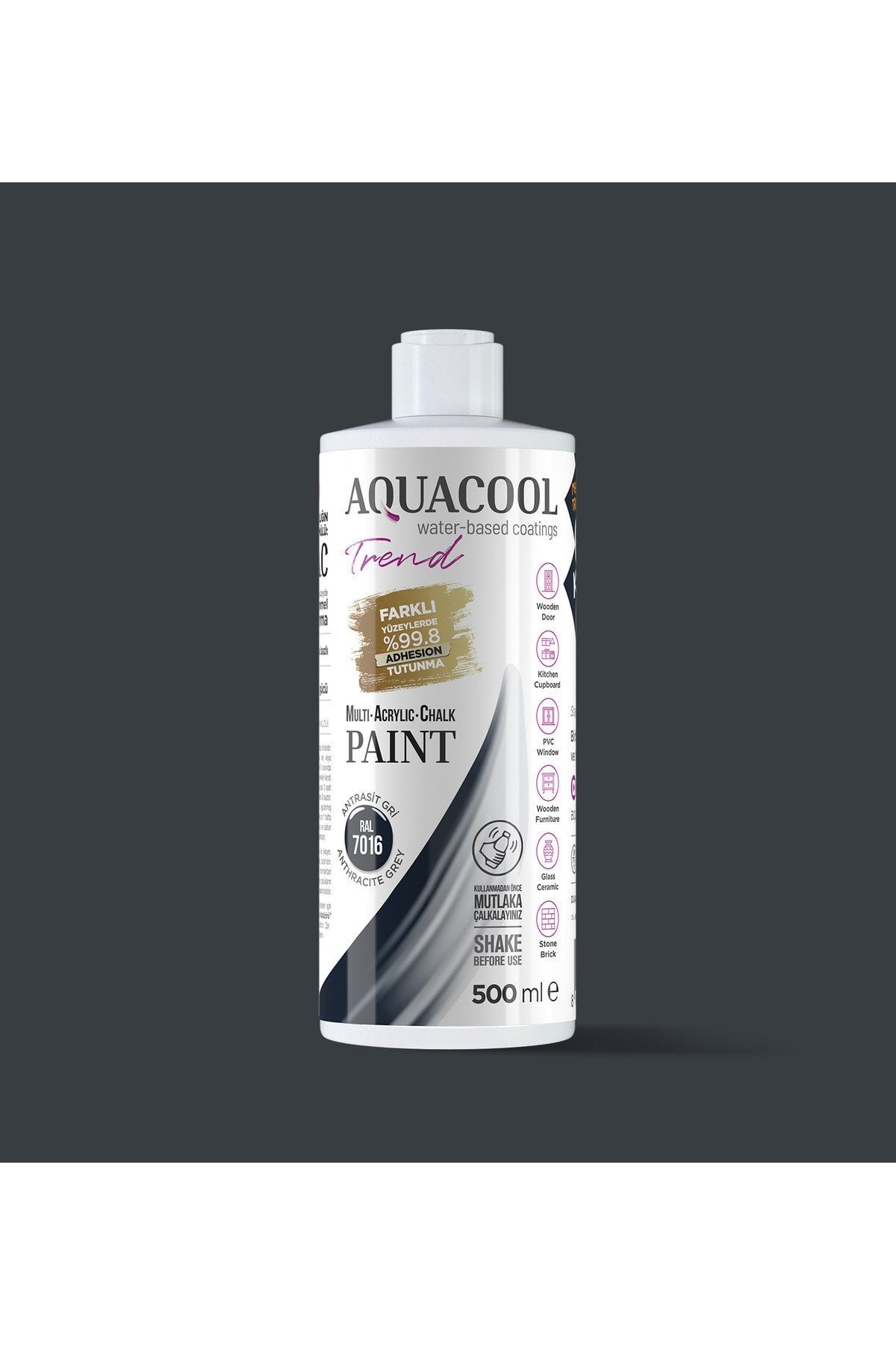 AQUA COOL Aquacool Trend Mac Boya Ral 7016 Antrasit Gri Fiyatı ...
