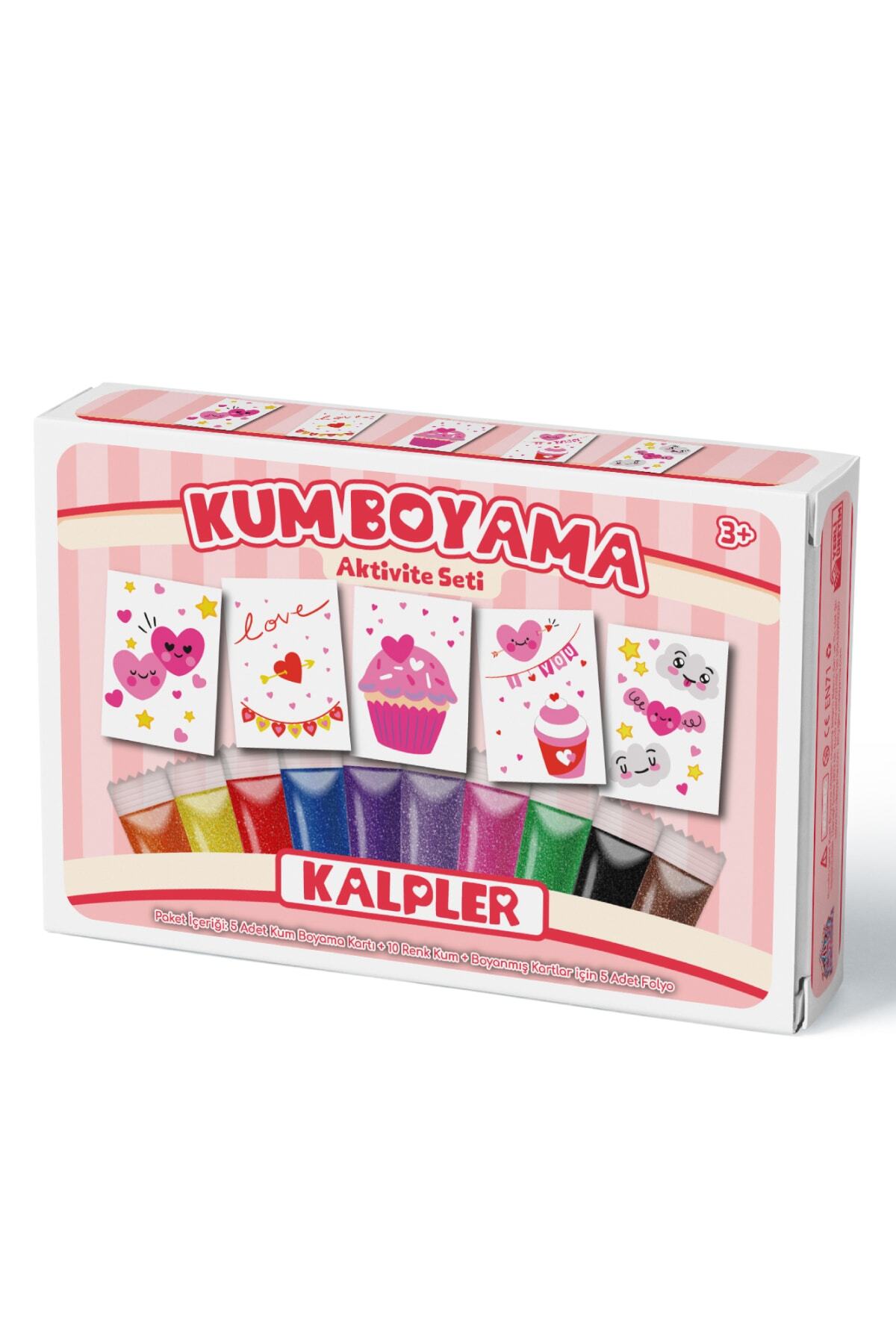 Kumbo Kum Boyama Sevimli Kalpler | Kum Boyama Aktivite Seti 5'li Paket ...