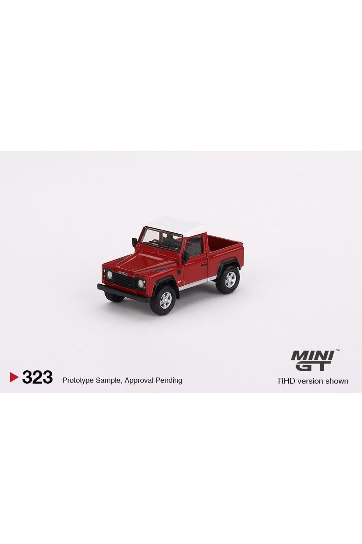 mini gt Land Rover Defender 90 Pickup Masai Red - 323 - Fiyatı, Yorumları