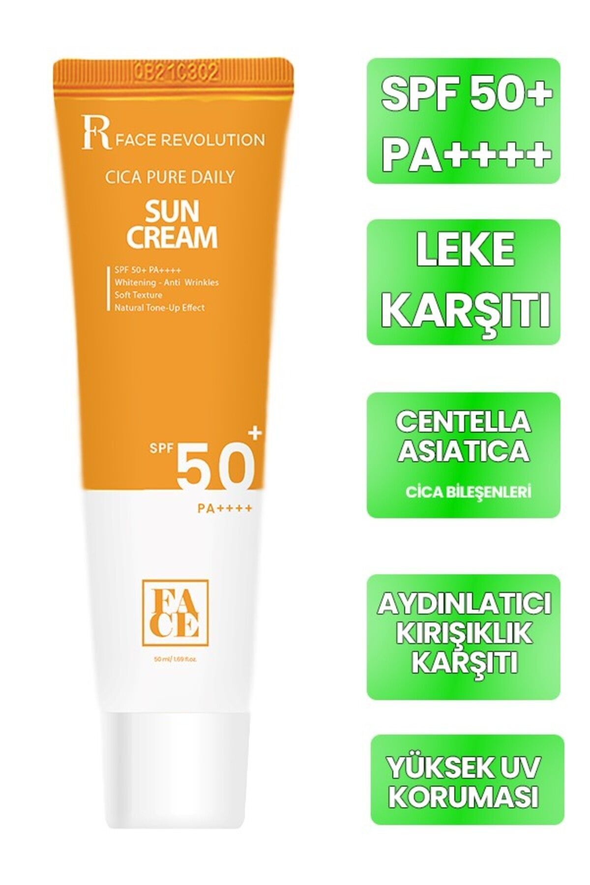 FACE REVOLUTION Centella Özlü Hassasiyet Karşıtı, Nemlendirici Ve ...