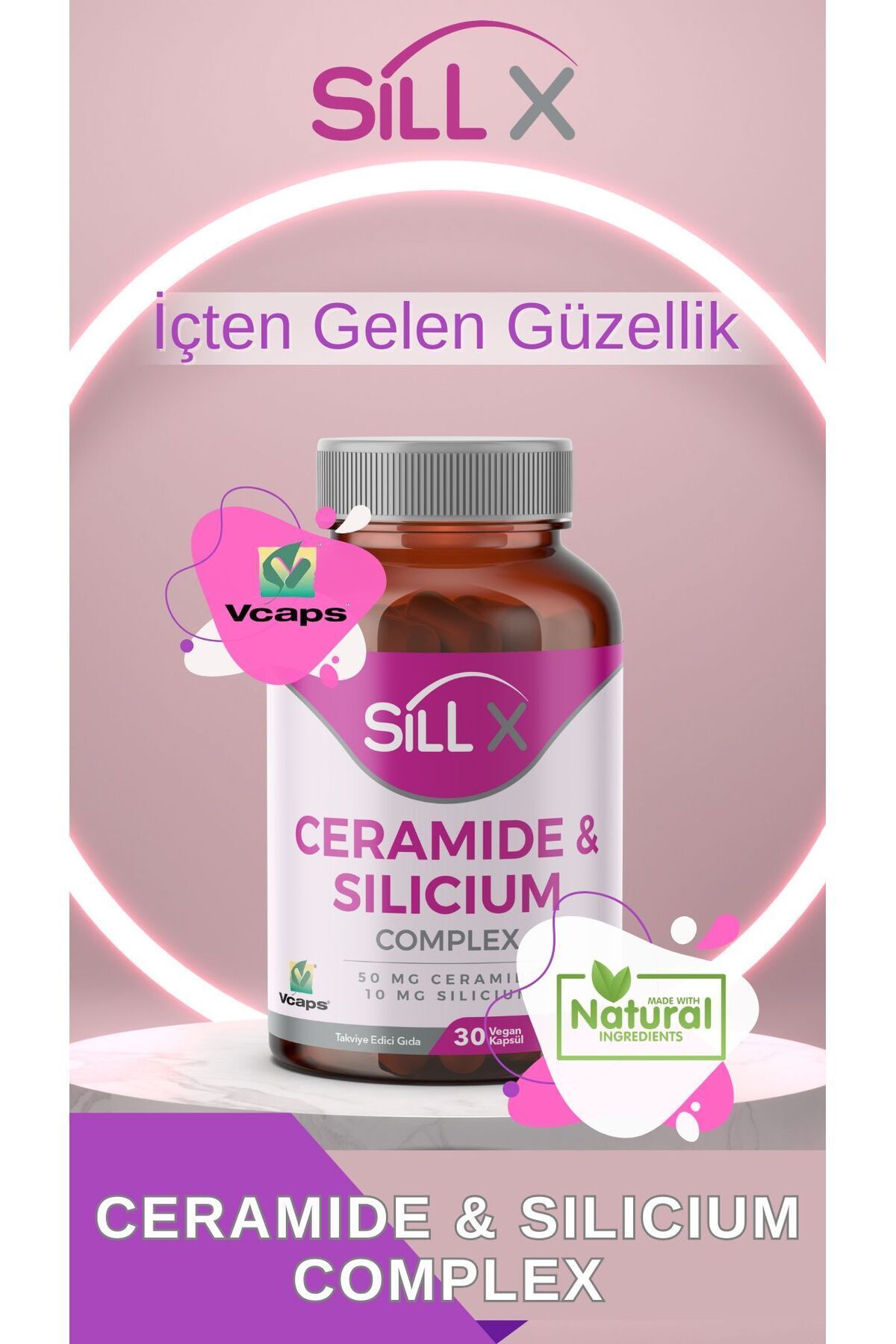 SİLLX Sıll X Ceramide & Silicium Complex (30 KAPSÜL) Fiyatı, Yorumları ...