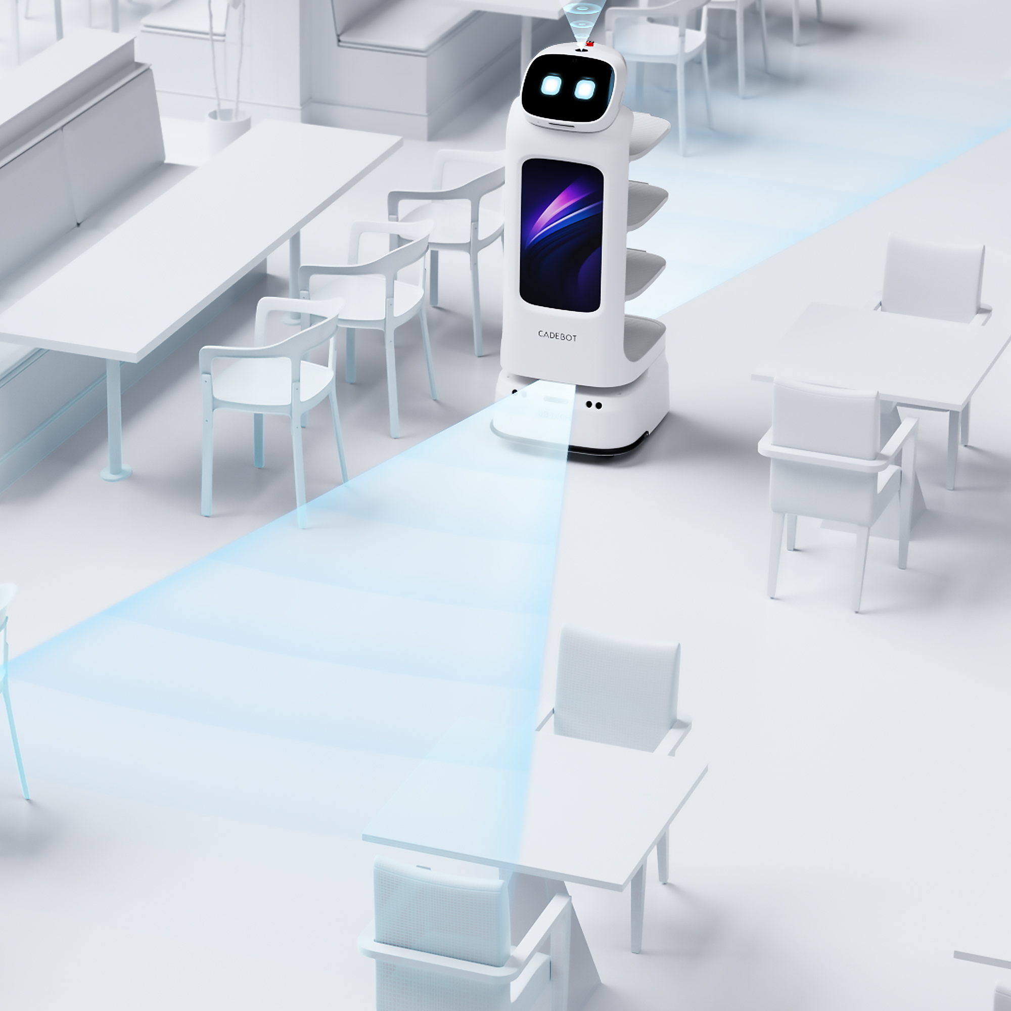 UBTECH Cadebot L100 Akıllı Servis Robotu / Garson Robot Fiyatı ...