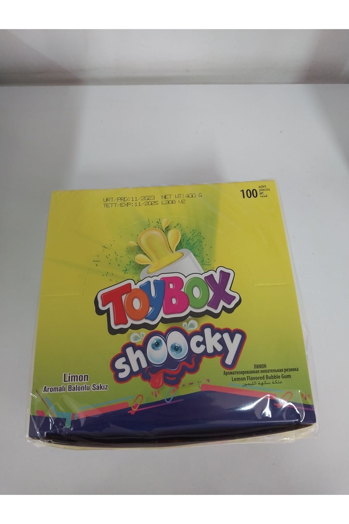 Toybox Shoocky Limon 4gr 100 adet Ekşi Dolgulu Sakız Fiyatı, Yorumları - Trendyol