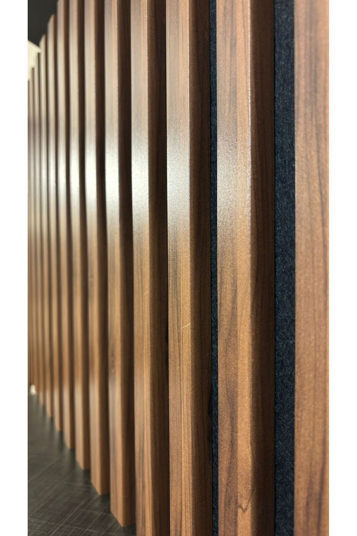 Şahan Art Deco Akustik Duvar Paneli / Ceviz / 1. Kalite Mdf / 1.kalite ...