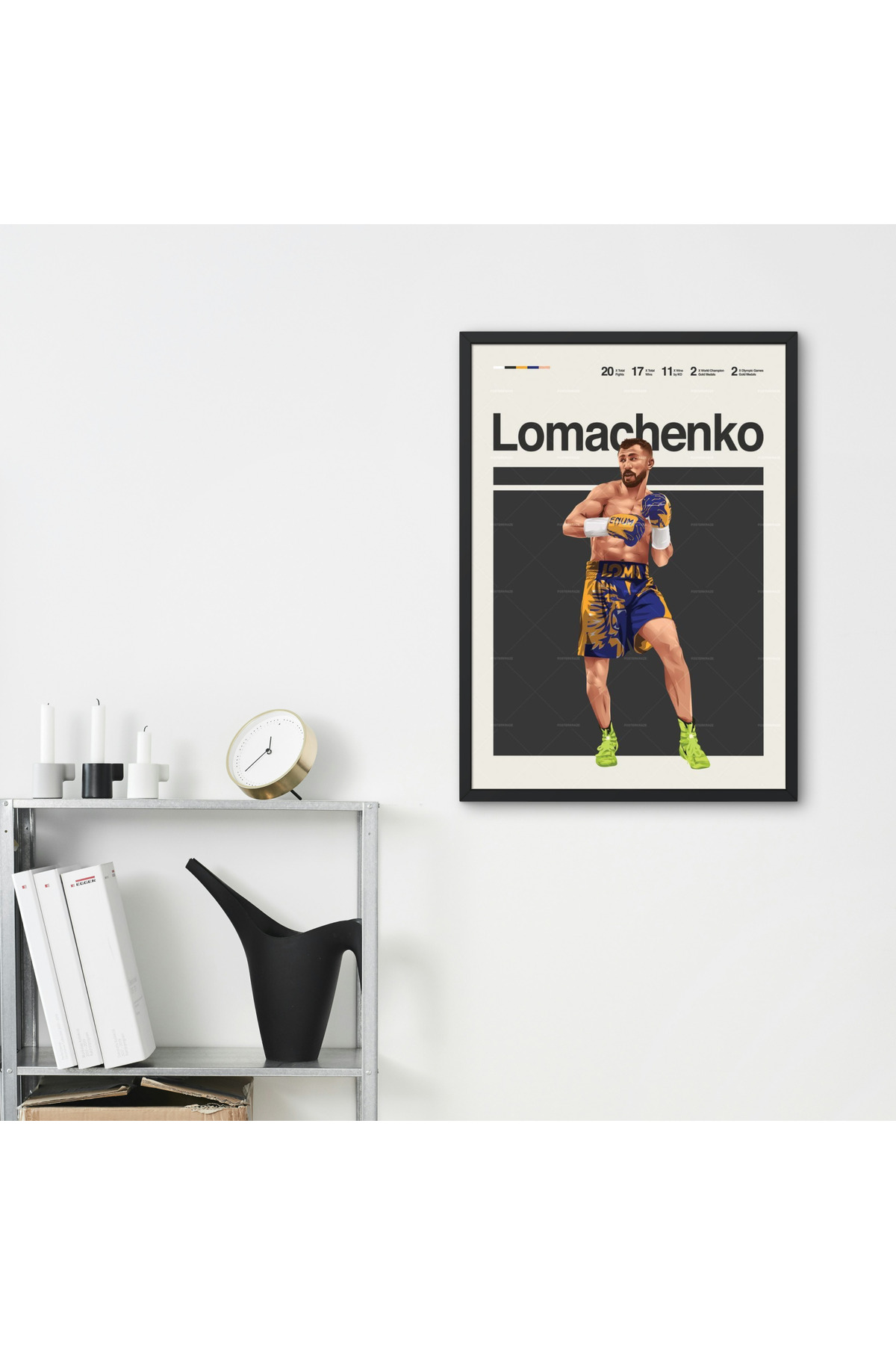 Arthopia Lomachenko Boks Dövüş Çerçevesiz Dekorasyon Yüksek Kaliteli ...