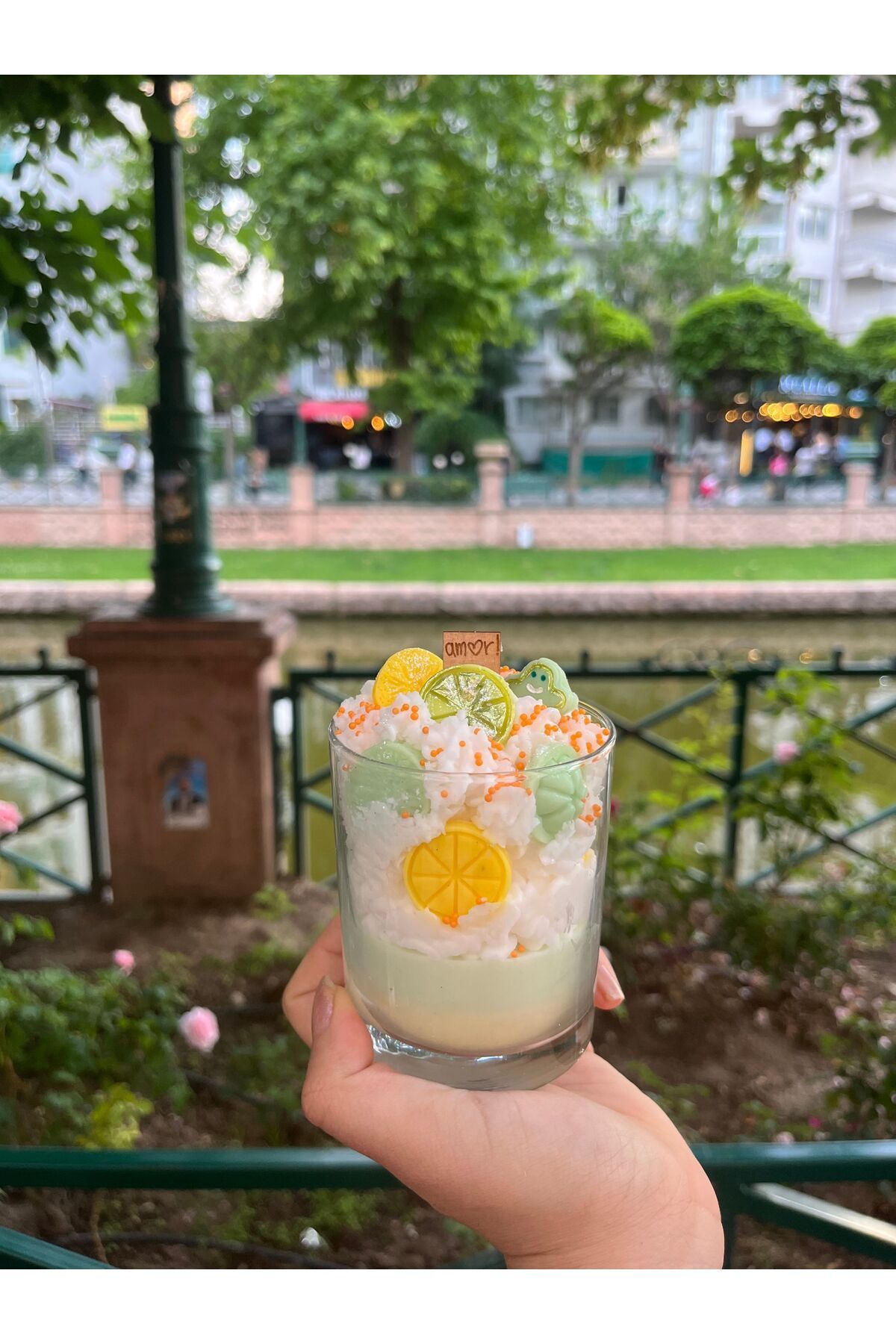 Aksesuar El Yapımı limonlu milkshake görünümlü mum ? Fiyatı, Yorumları ...