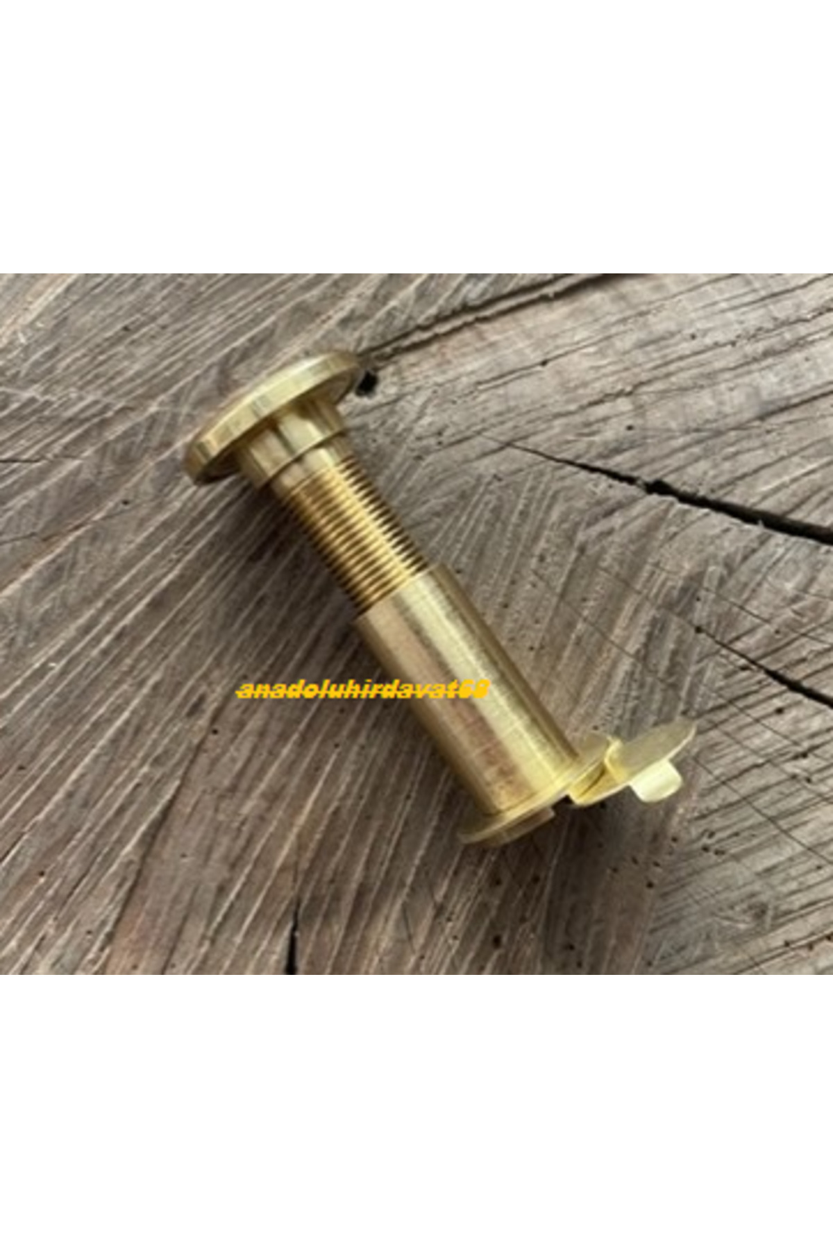 Door PİRİNÇ ÇELİK KAPI DÜRBÜNÜ KAPAKLI KAPI DÜRBÜNÜ SARI RENK 14MM 5CM ...