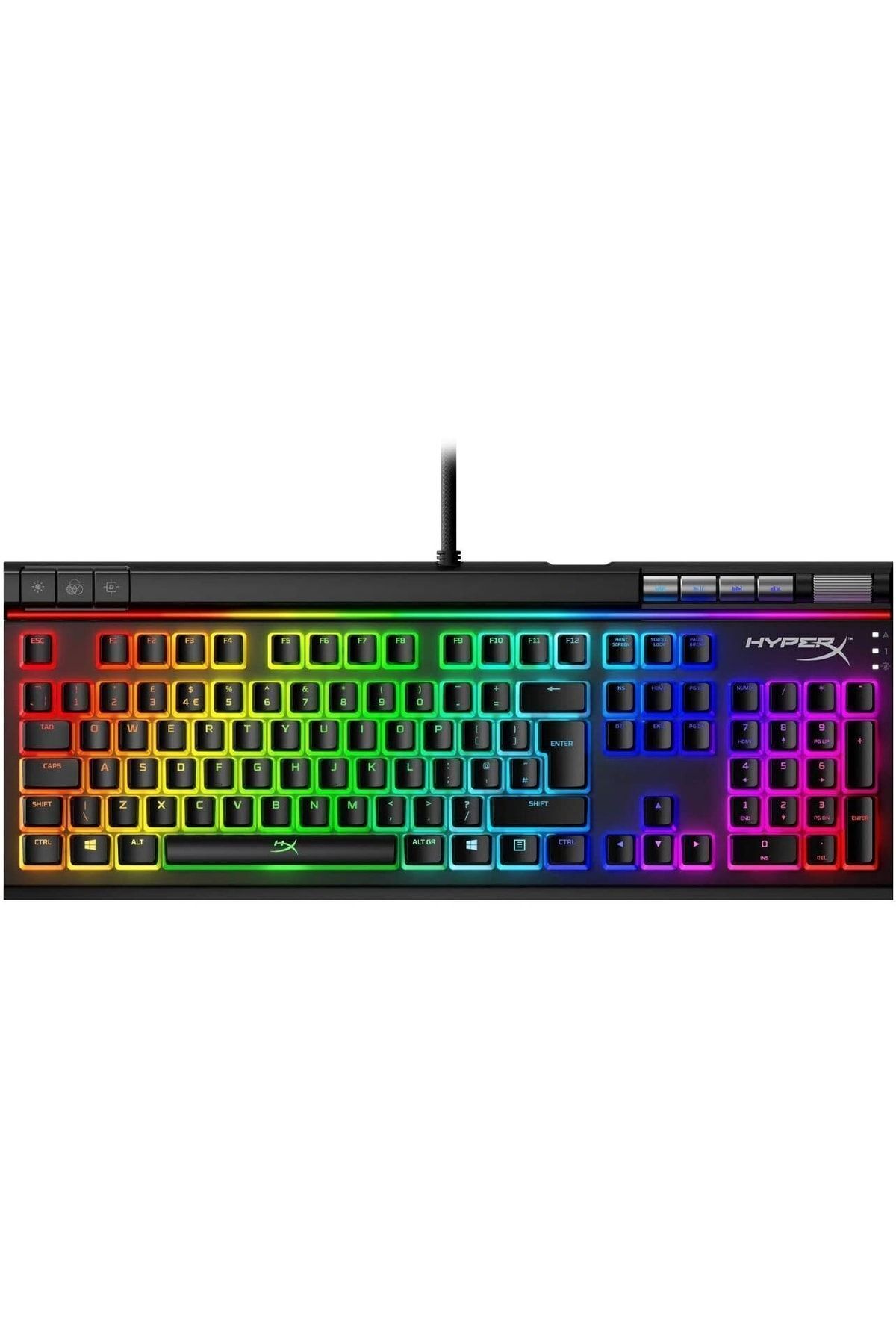 HyperX Alloy Elite 2 Red Switch Lineer Ingilizce Rgb Mekanik Gaming ...