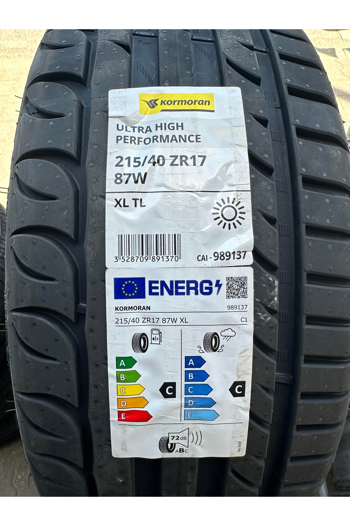 Kormoran 215/40R17 87W ULTRA HIGH PERFORMANCE KORMORAN DOT 2024 ...