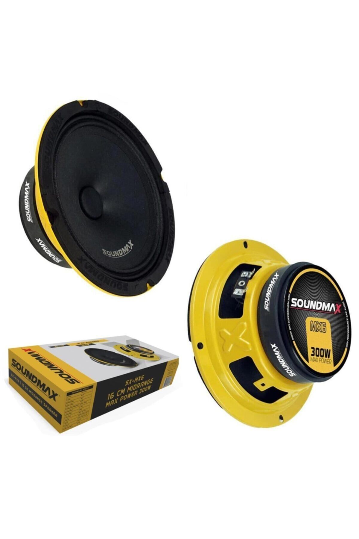 Soundmax Oto Mıdrange 16cm 300w 2 Adet Sx-mx6 - Fiyatı, Yorumları