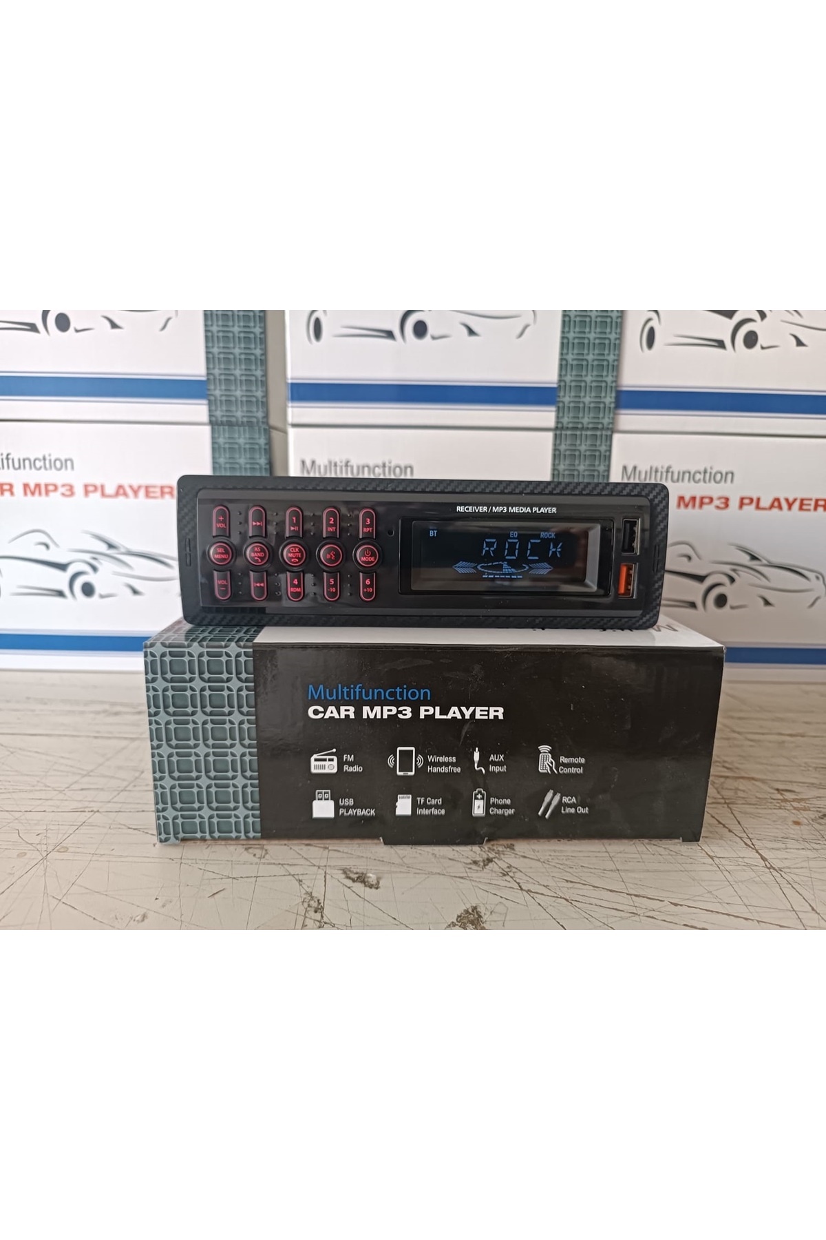 Universal AU-999 Hızlı Şarjlı 2USB Oto Teyp Bluetooth Sd Aux Max Ses 63 Seviye - Fiyatı, Yorumları