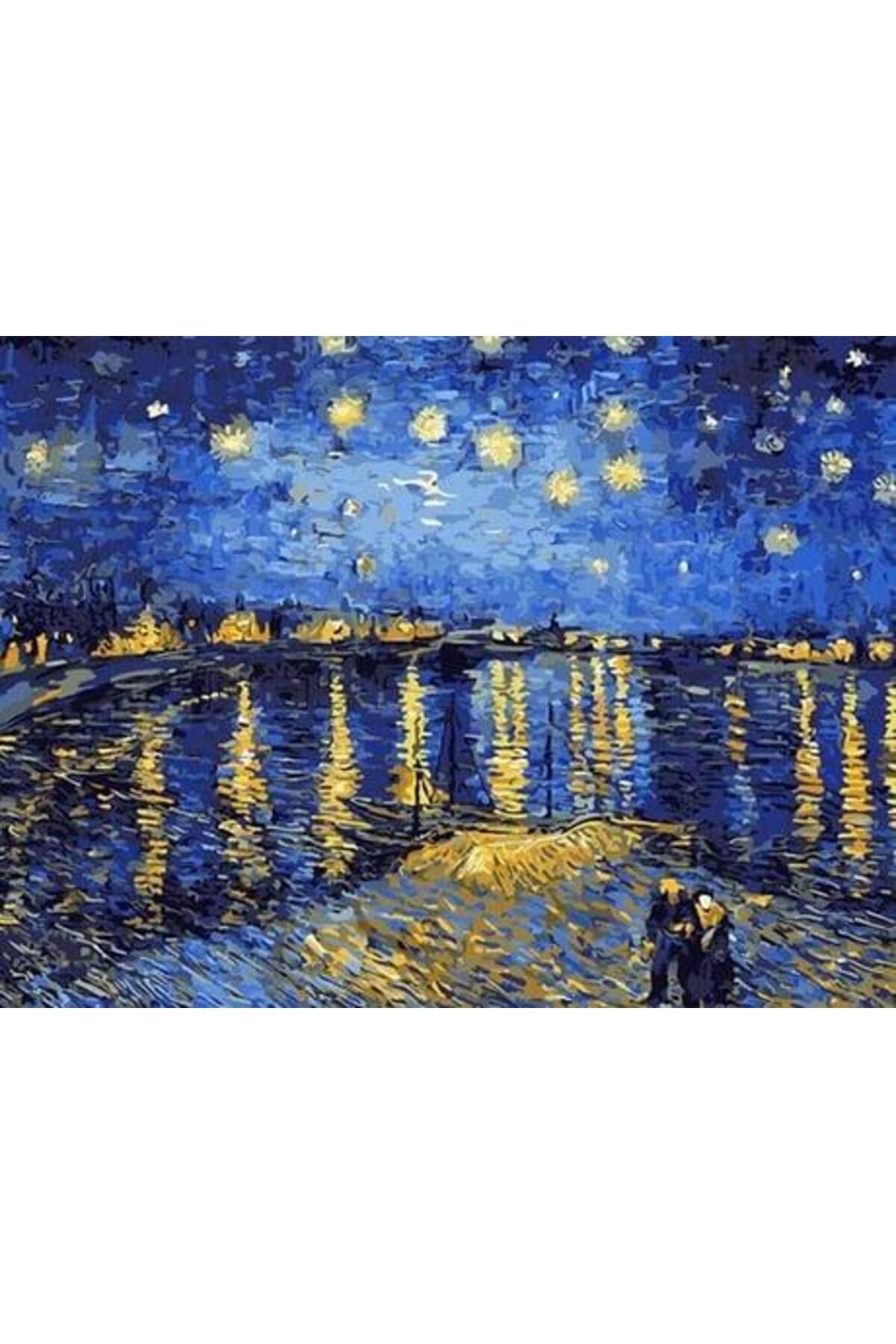 wombhobby Van Gogh Ren Nehrinde Yıldızlı Geceler Sayılarla Boyama Seti ...