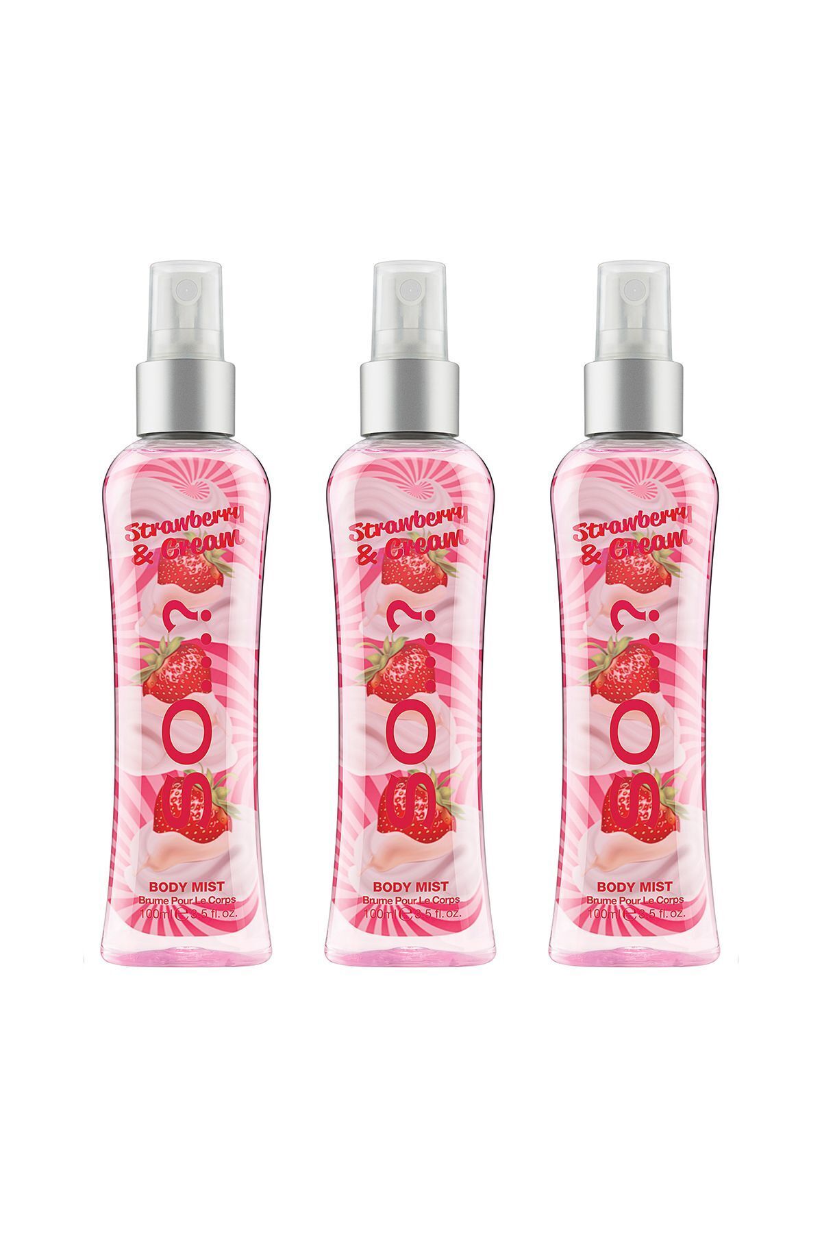So Fragrance So...? Strawberry & Cream Vücut Spreyi 100 ml (3'LÜ SET ...