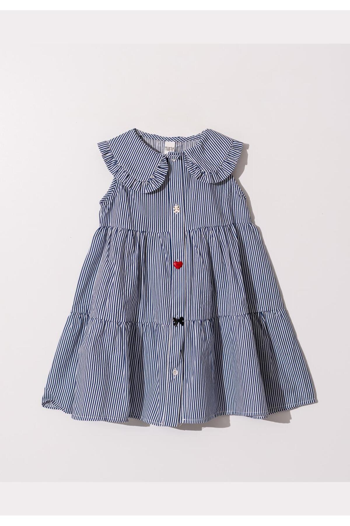 Tuffy Kids Lacivert-Beyaz Poplin Desenli Elbise Fiyatı, Yorumları ...