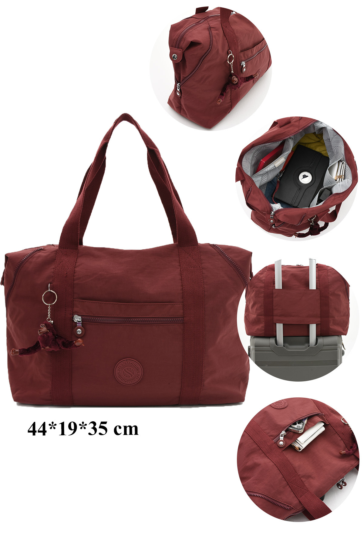 YOGII Agno Model Unisex Valize Takılabilen Su Geçirmez Krinkıl Kumaş ...