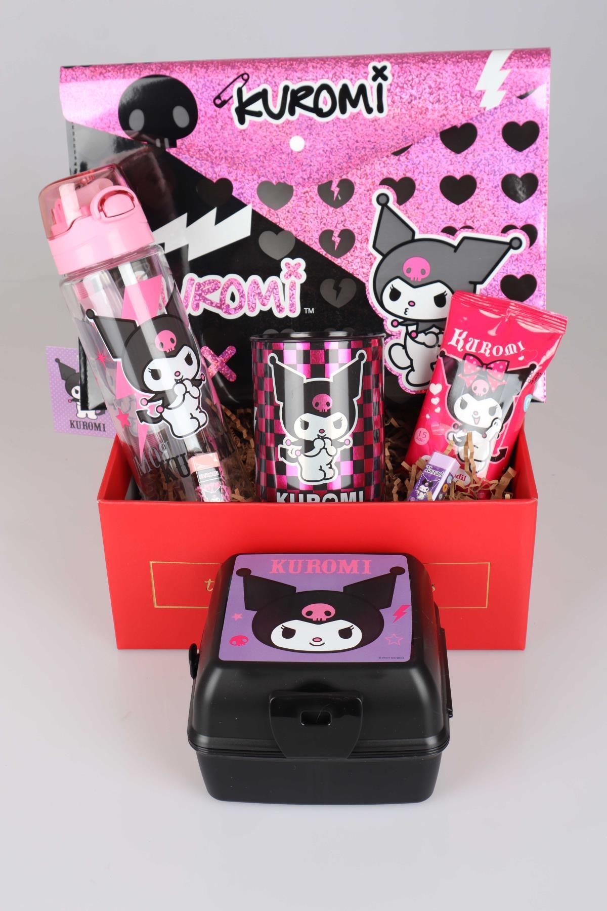 kuromi YENİ SEZON LİSANSLI KUROMI GIFT BOX ÖZEL KUTULU 700 ML MATARA ...
