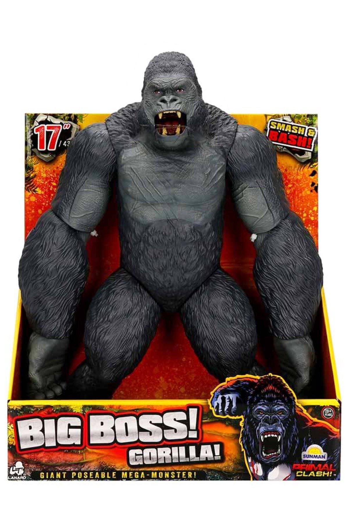 PopŞeker 43 Cm Dev Mega Canavar: Primal Clash Büyük Patron Goril - Fiyatı, Yorumları