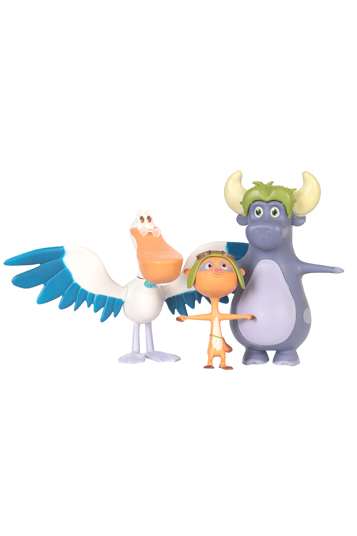 CG Oyuncak MANDALİNA, PELİK & MİSKET, Kaptan Pengu çizgi film karakteri ...