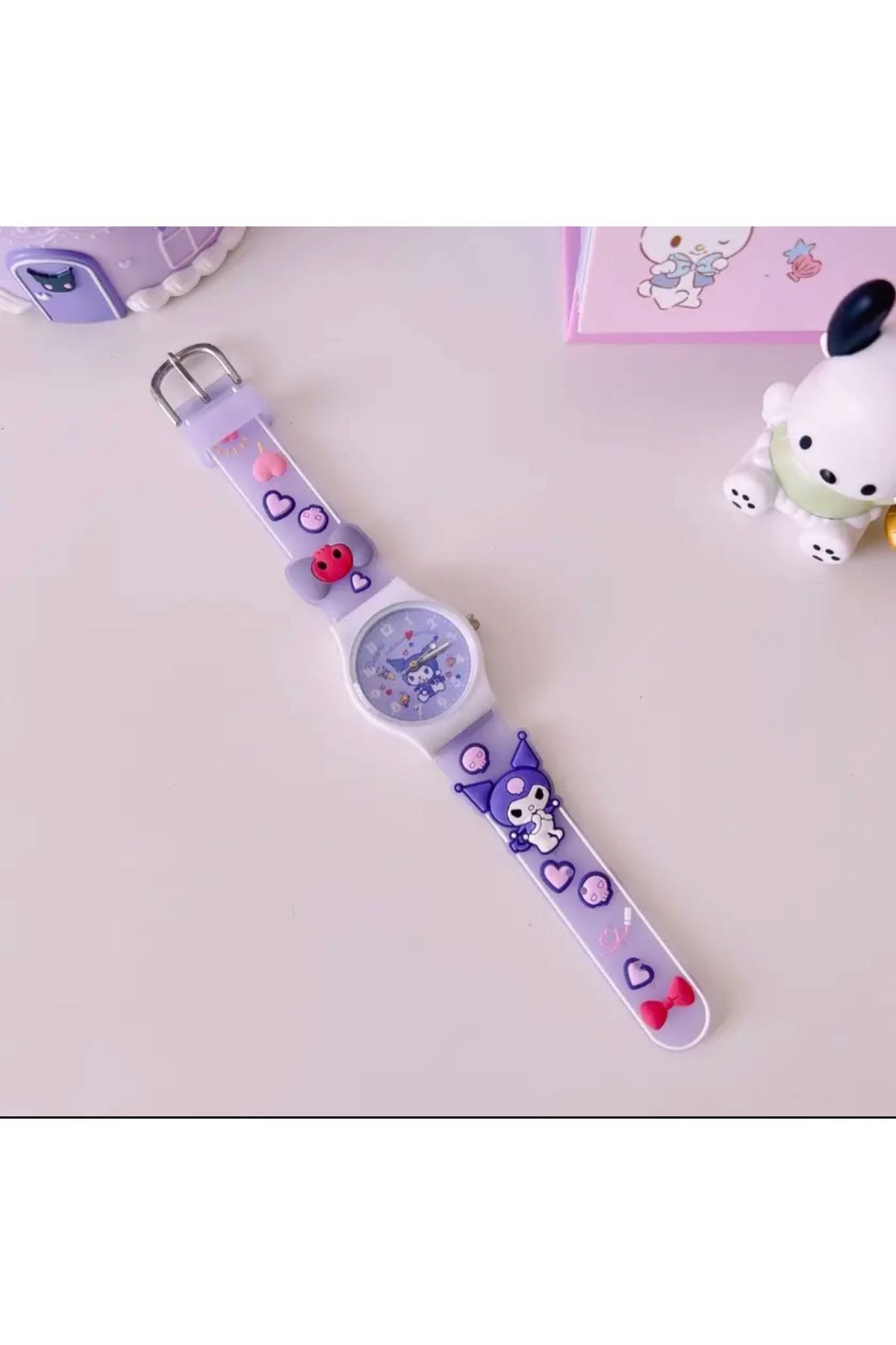 Genel Markalar Cinnamoroll Kuromi Hello Kitty My Melody Melody Sanrio Sakura Kawai Kol Saati ...