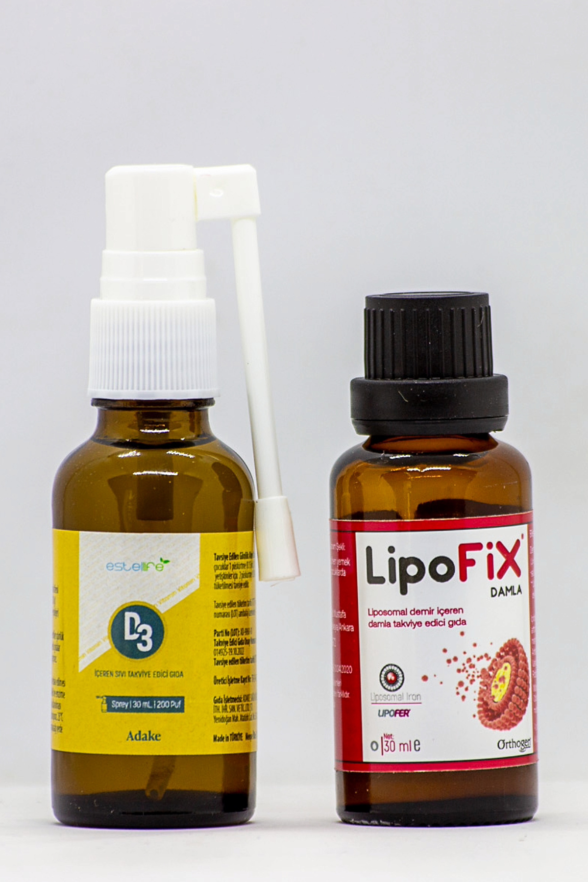 estellife Lipofix Lipozomal Demir Takviyesi Damla 30 ml-D3 Vitamin ...