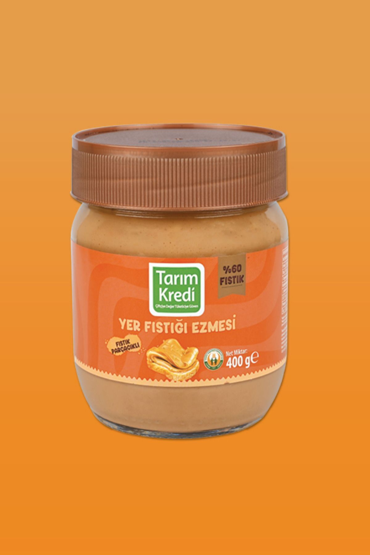 Tarım Kredi TARIM KREDİ YER FISTIK EZMESİ FISTIK PARÇACIKLI %60 FISTIK ...