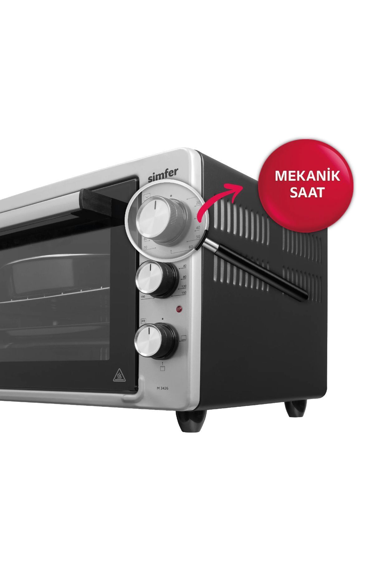 Simfer M3426 Inox 34 lt Albeni Midi Fırın Fiyatı, Yorumları - Trendyol