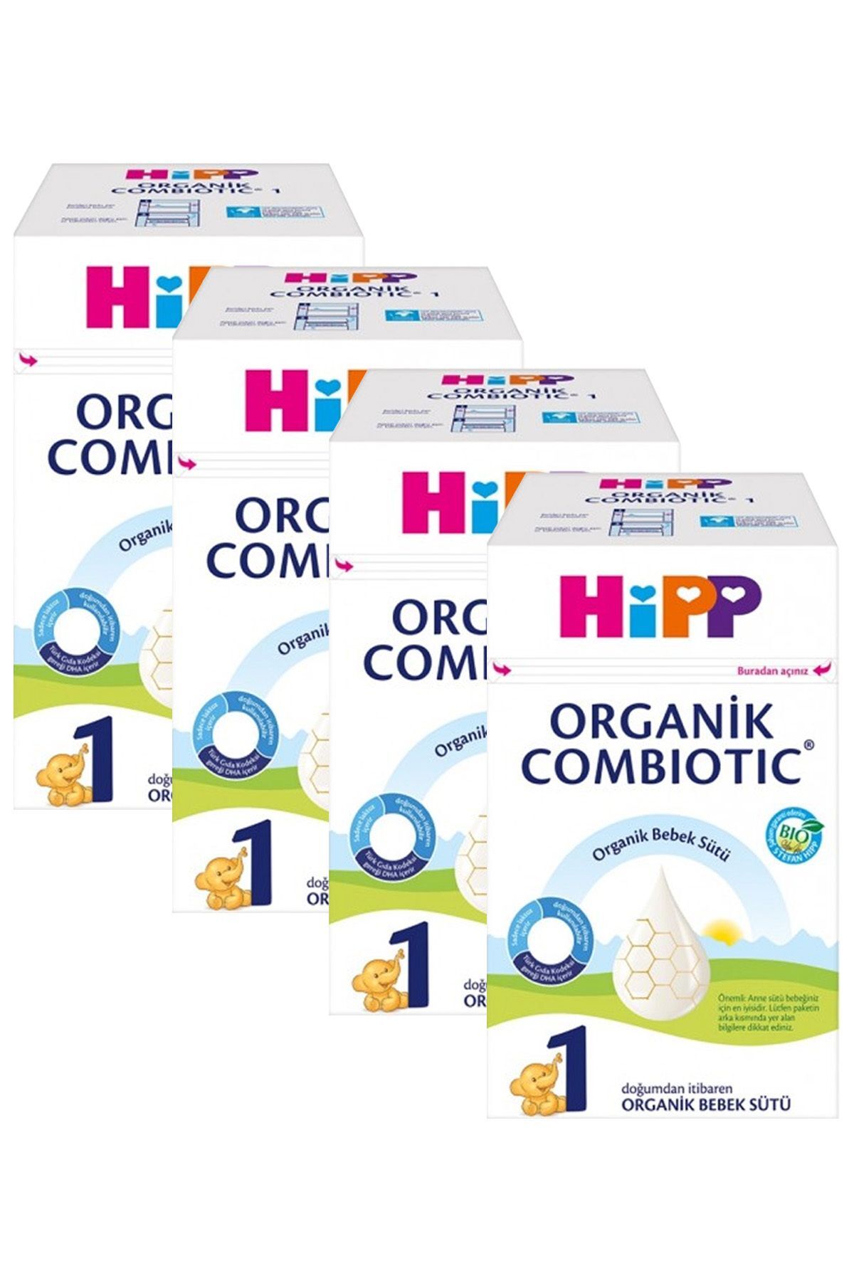 Hipp 1 Organik Bebek Sütü Combiotic 600 gr X 4 Adet Fiyatı, Yorumları ...