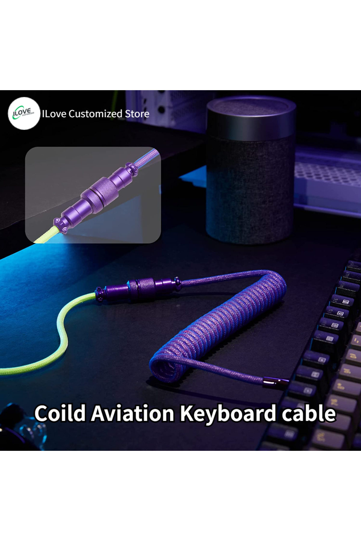 Choice Coiled Keyboard Cable USB C for Mechanical Gaming Keyboard ...