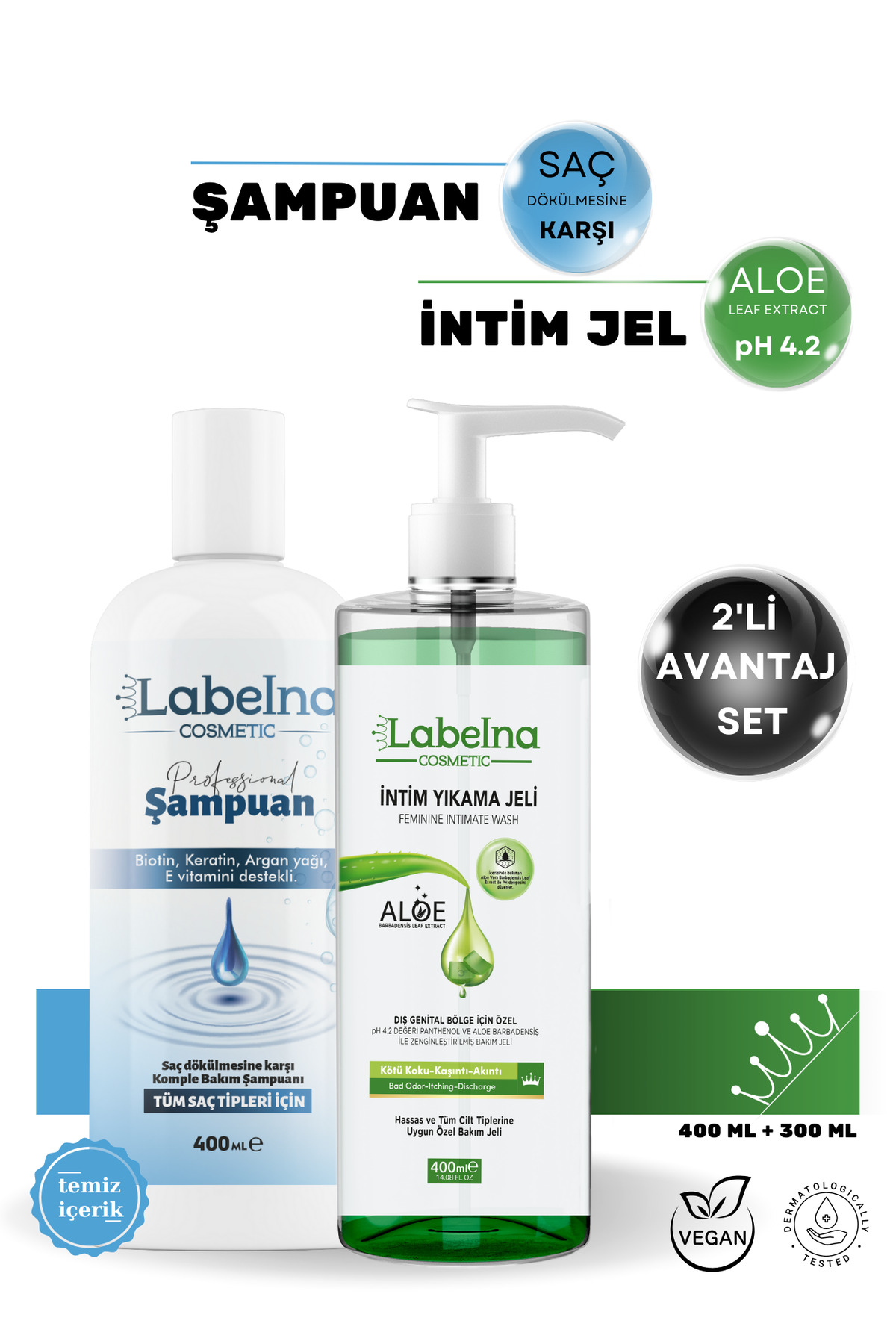 Labelna Cosmetic Genital Bölge Koku Akıntı Giderici Intim Jel 400 ml ...