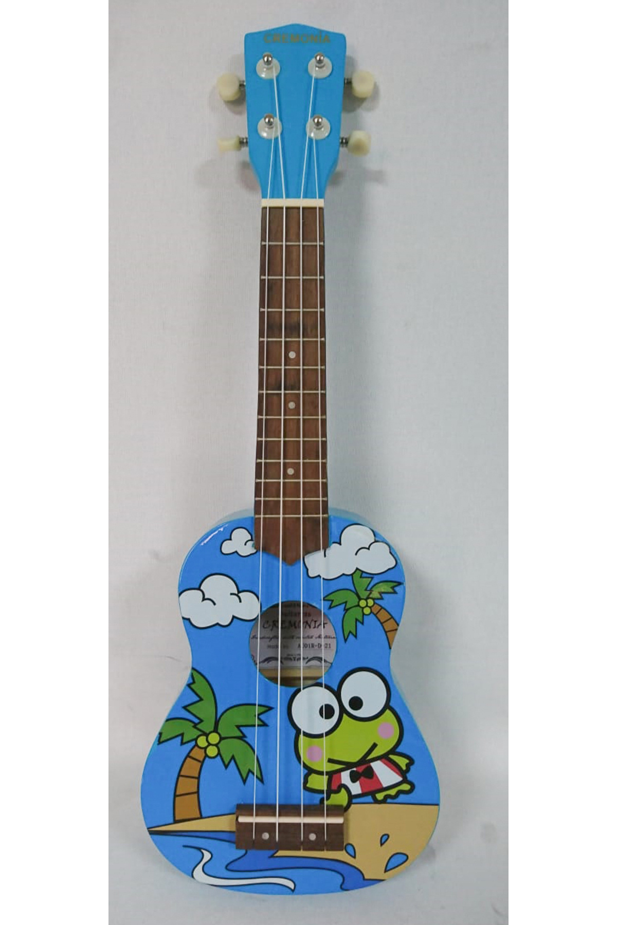 CREMONIA Au01r-d Ukulele 21" Soprano 21" Ukulele Au01r-d, Kılıflı, Frog ...