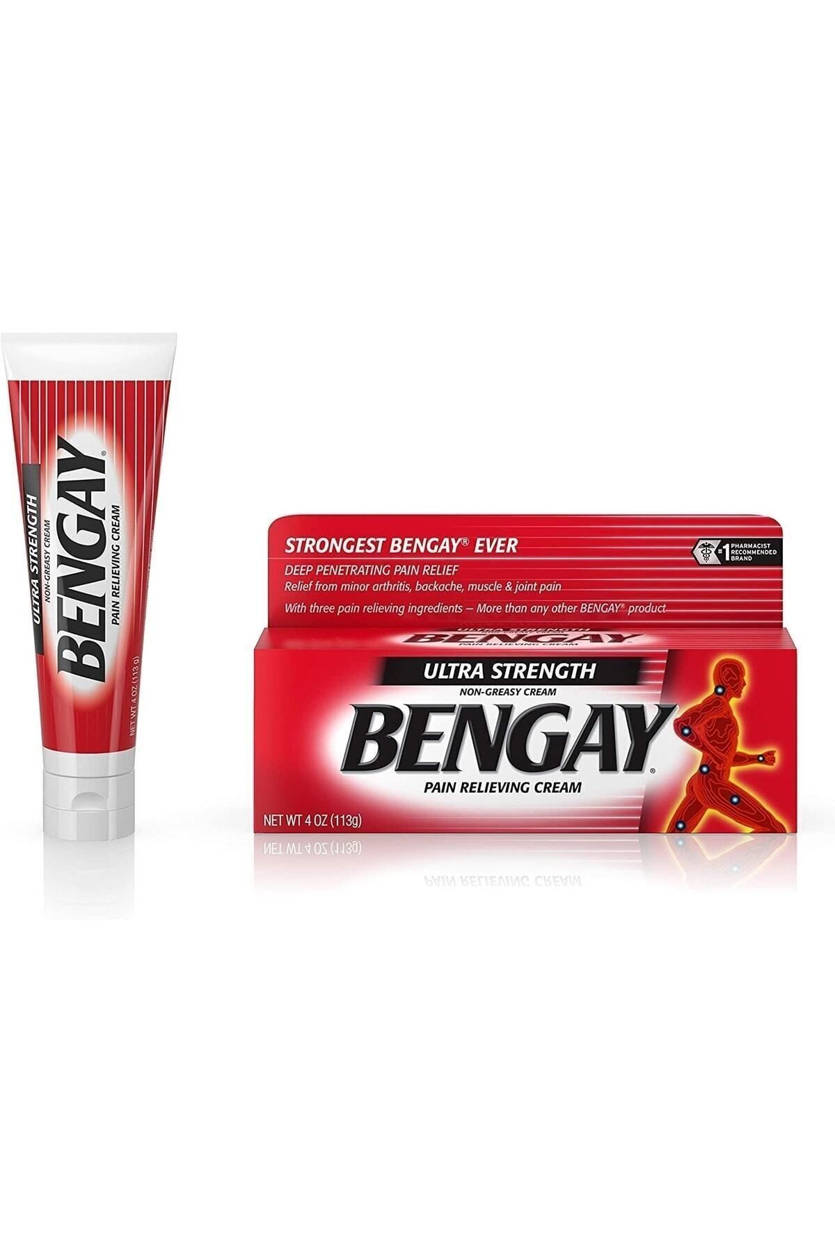 Bengay Ultra Strength Pain Relief Cream Kas Rahatlatıcı Krem 113 gr ...