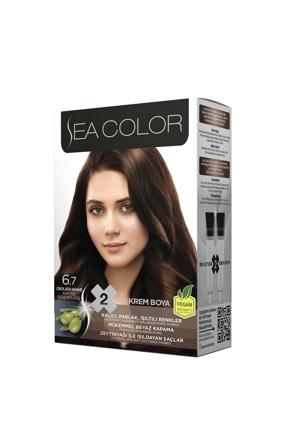 Sea Color Saç Boyası Seti 6.7 Çikolata Kahve Fiyatı, Yorumları - Trendyol