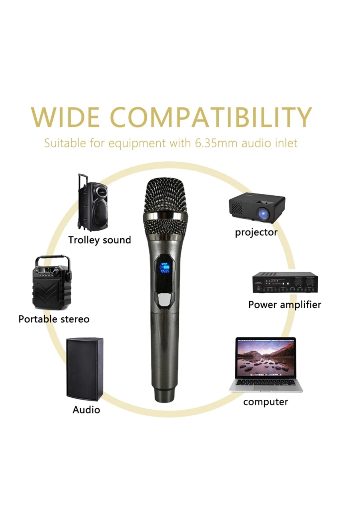 Kensa KABLOSUZ PROFESSİONAL UNİVERSAL WİRELESS MİKROFON YENİ NESİL ...